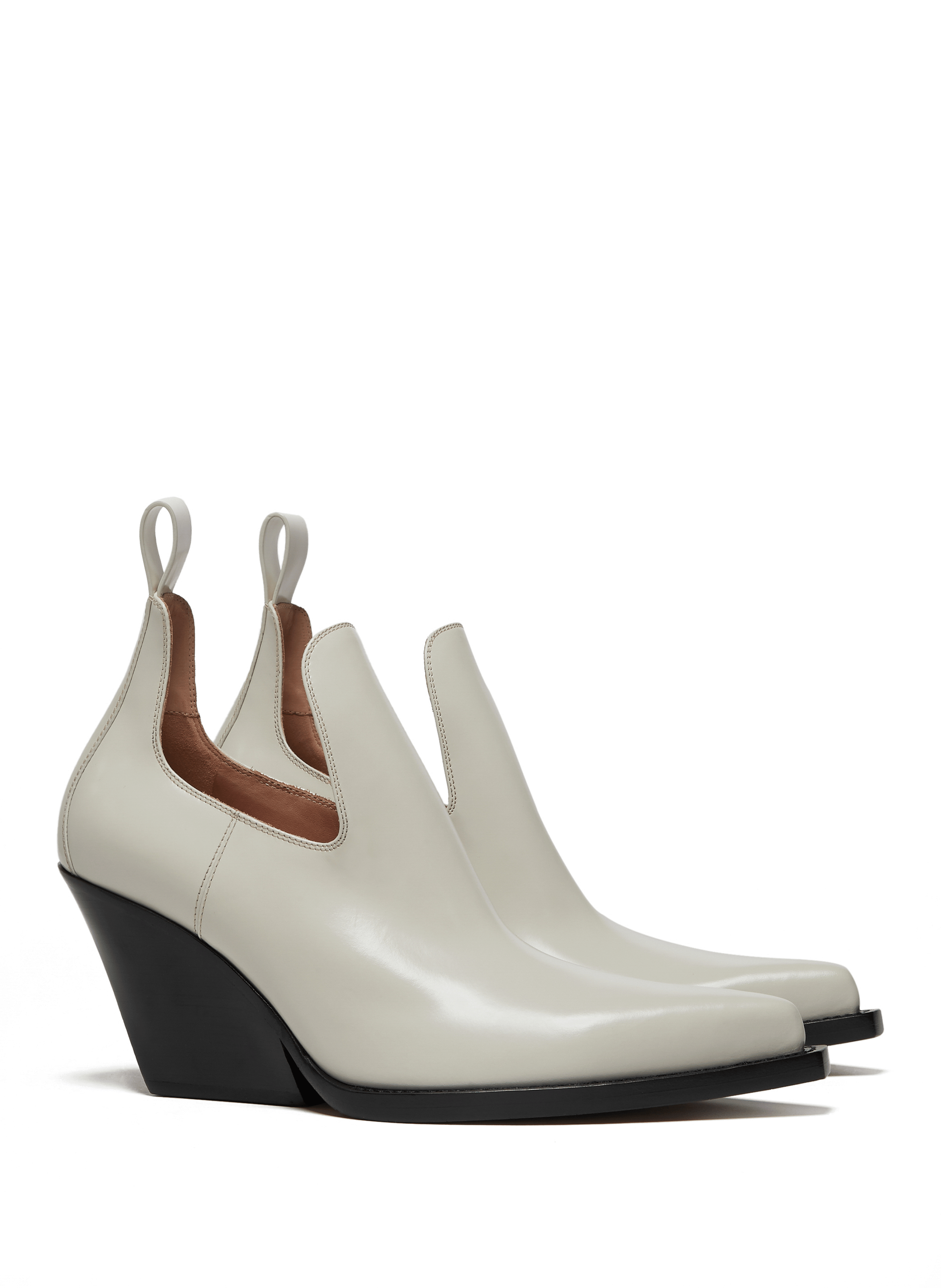 Leather Bv Lean Ankle Boots - Bottega Veneta Women | Printemps.com