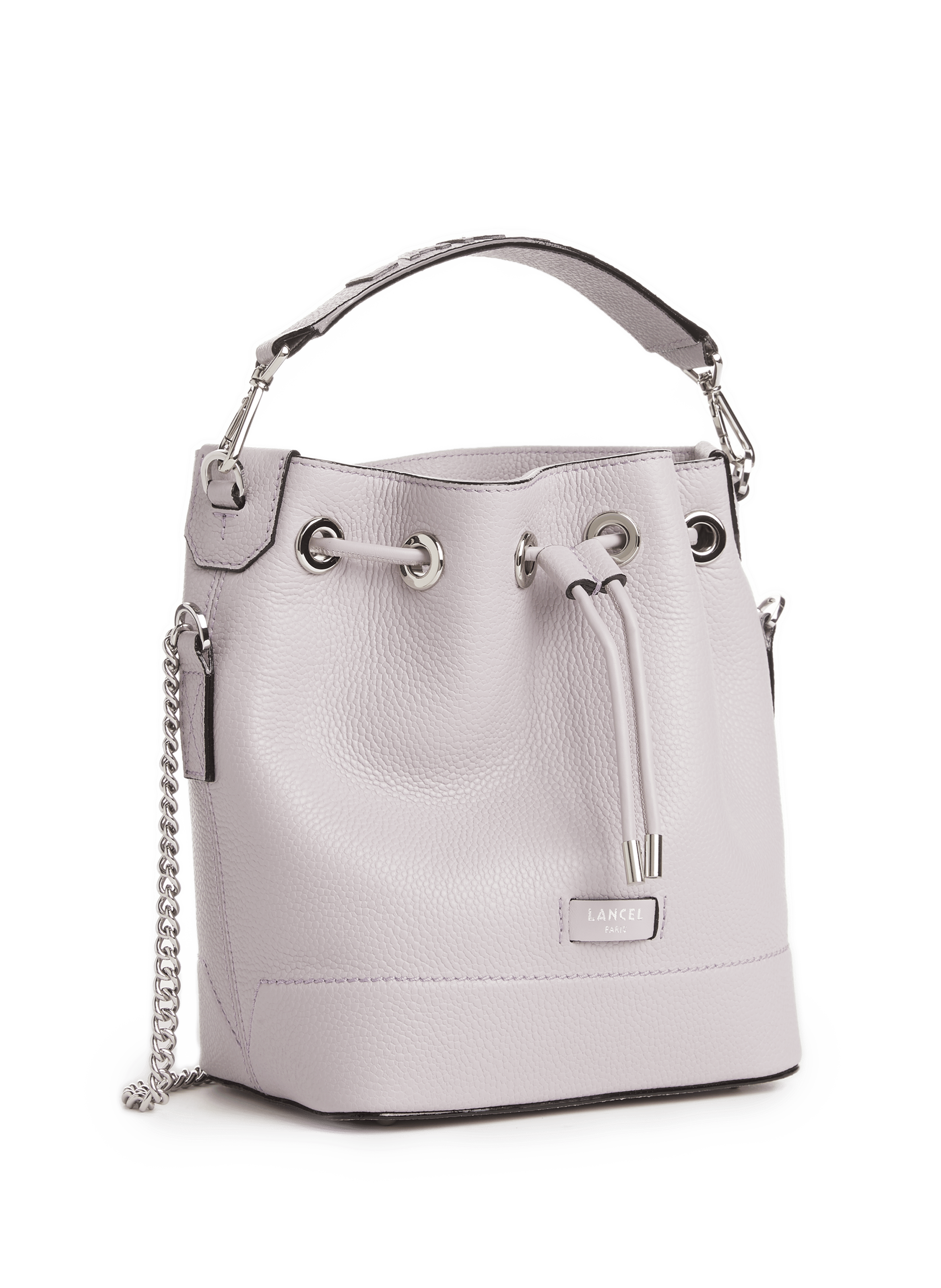 NINON LEATHER BUCKET BAG - LANCEL for WOMEN | Printemps.com