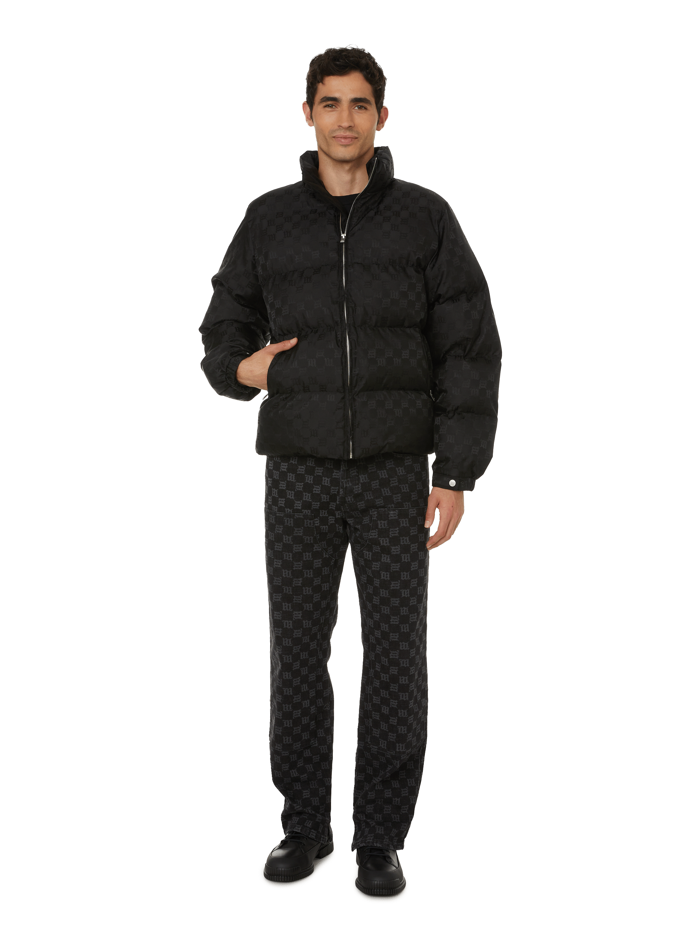 MONOGRAMMED PUFFER JACKET - MISBHV for MEN | Printemps.com