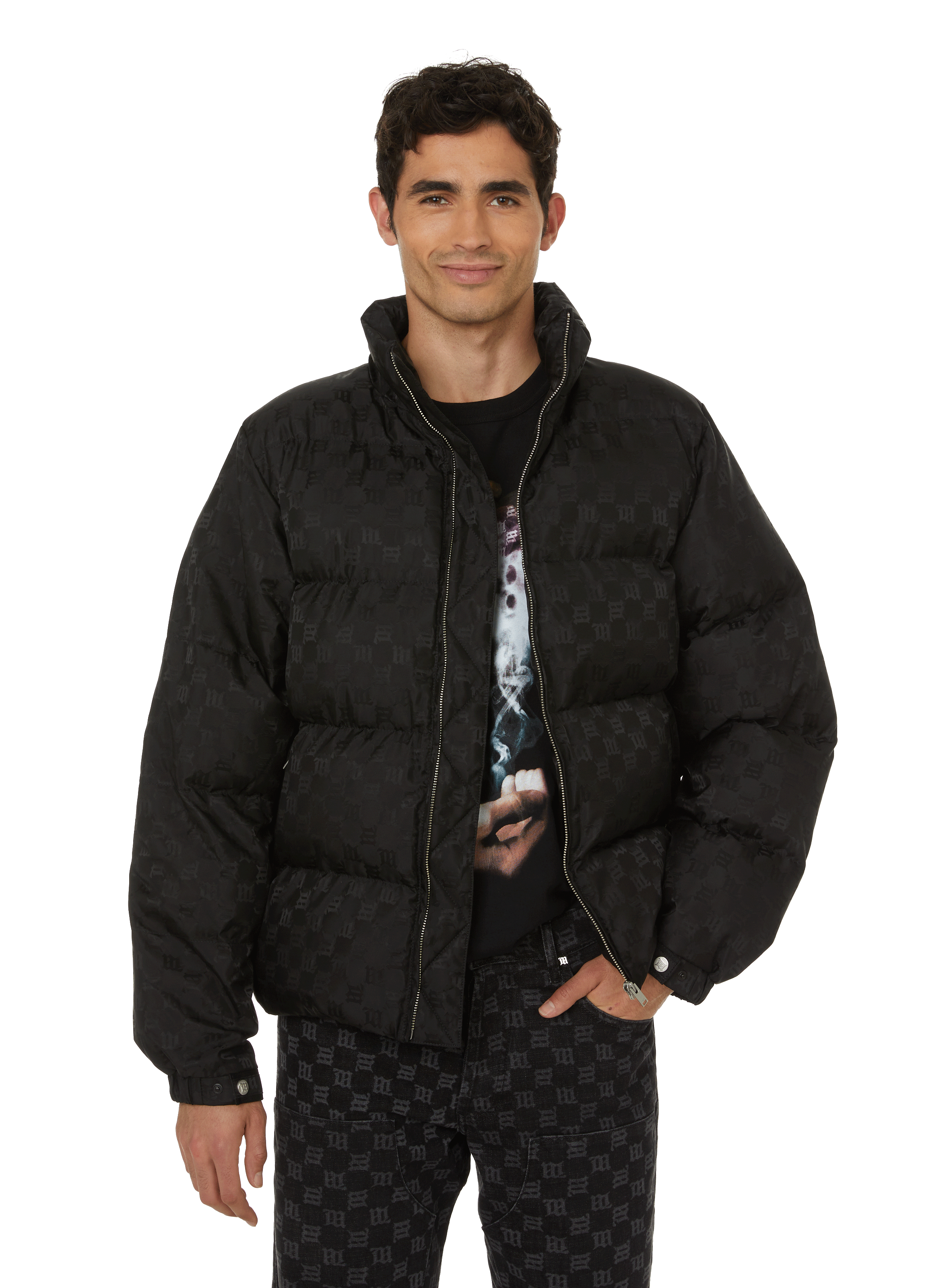 MONOGRAMMED PUFFER JACKET - MISBHV for MEN | Printemps.com