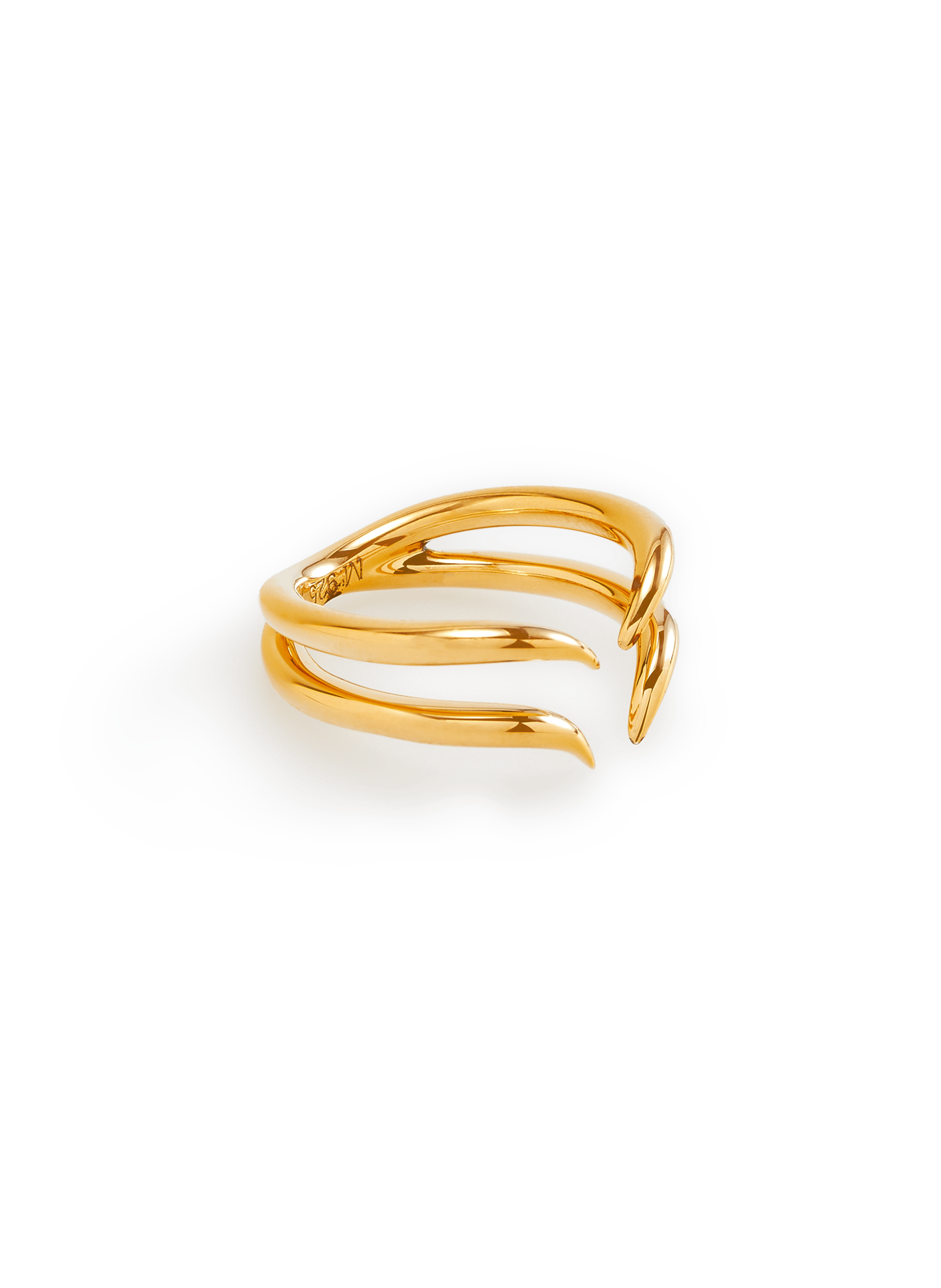 OPEN DOUBLE GOLD-PLATED RING - MISSOMA for WOMEN | Printemps.com