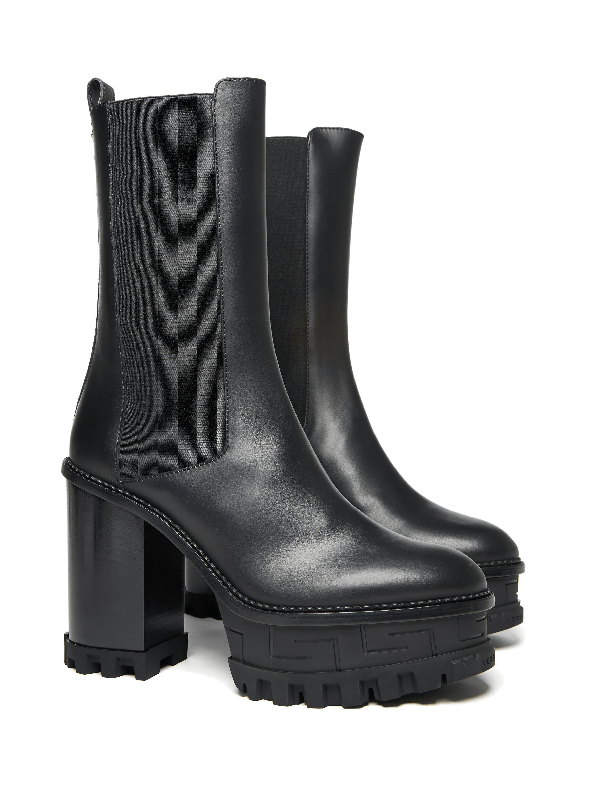GRECA LABYRINTH BOOTS - VERSACE for WOMEN | Printemps.com