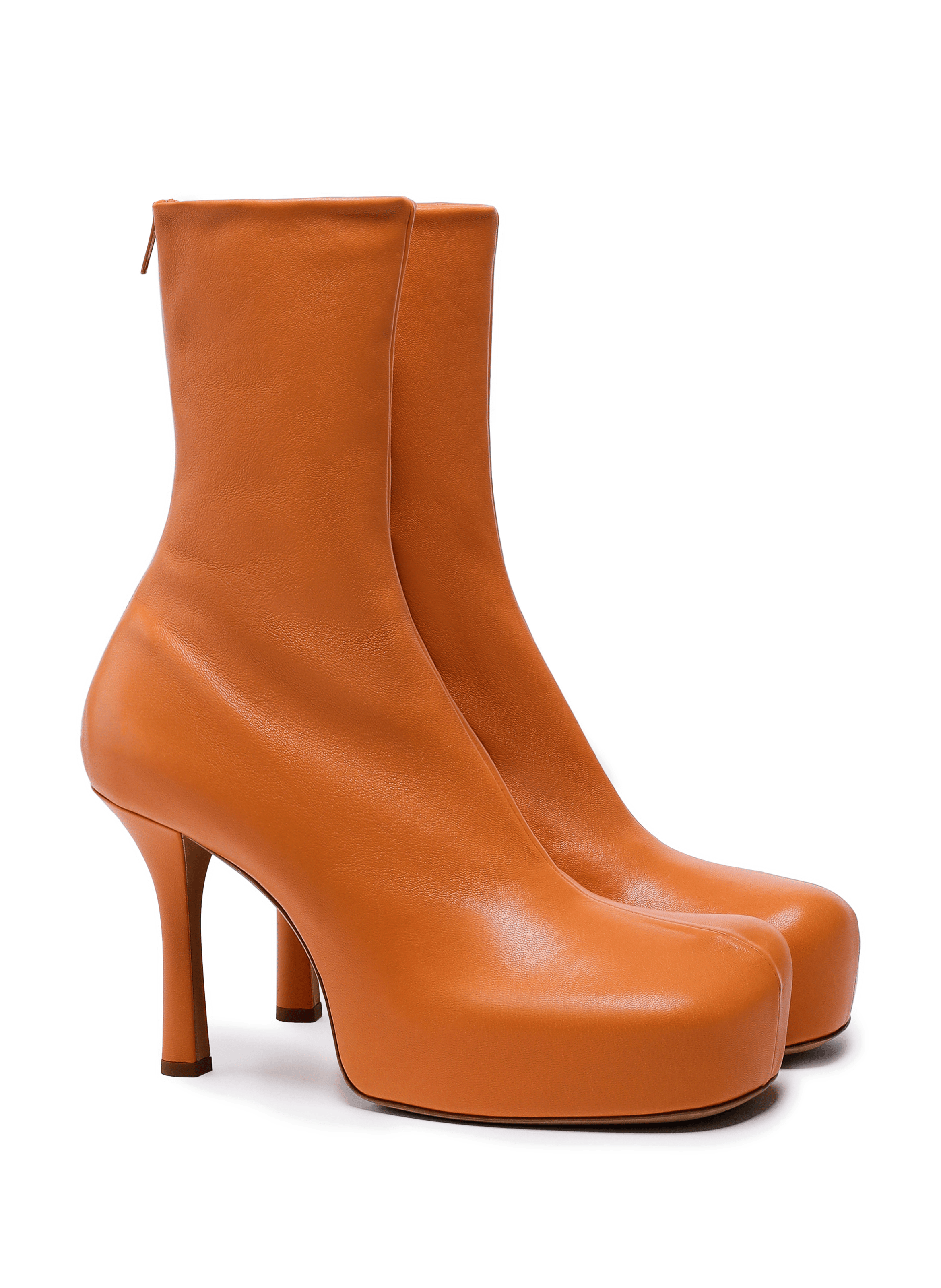 BOTTINES à TALON THE BOLD EN CUIR - BOTTEGA VENETA pour FEMME ...