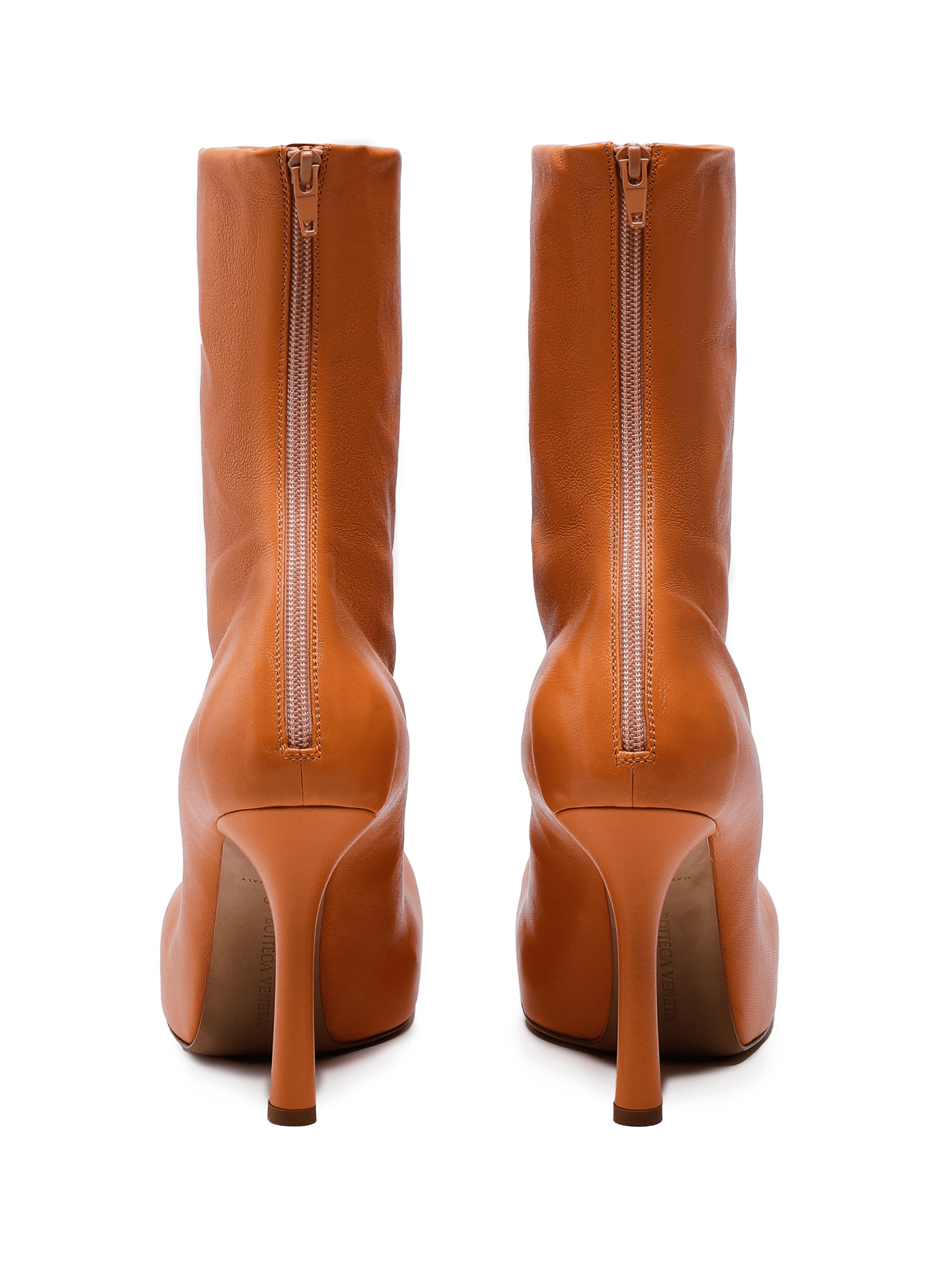 BOTTINES à TALON THE BOLD EN CUIR - BOTTEGA VENETA pour FEMME ...