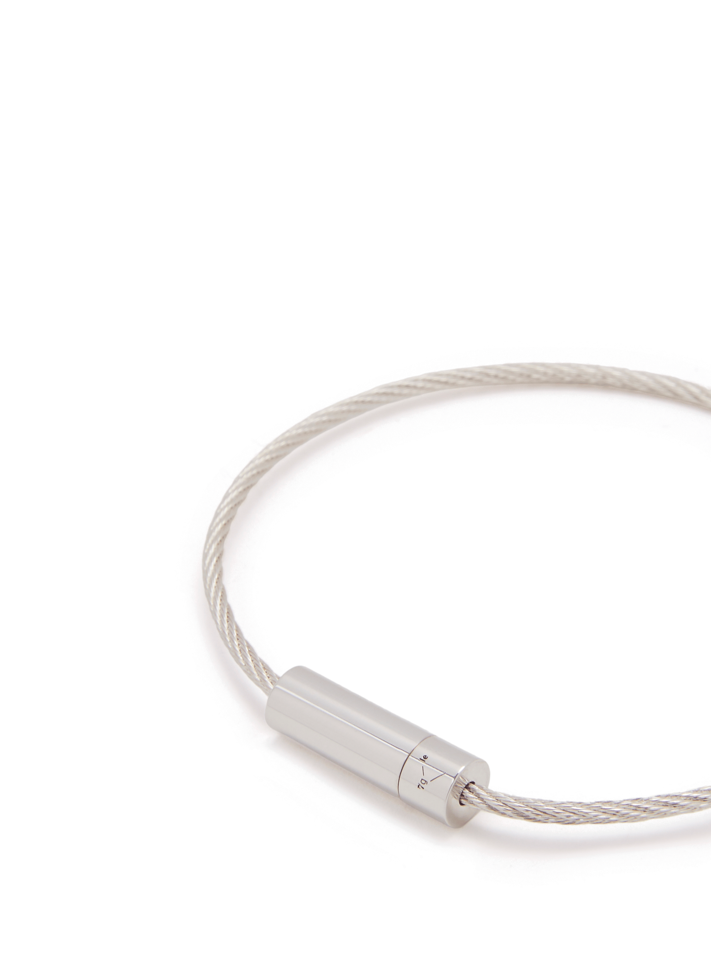 BRACELET CâBLE LE 7G EN ARGENT LISSE POLI - LE GRAMME pour FEMME ...