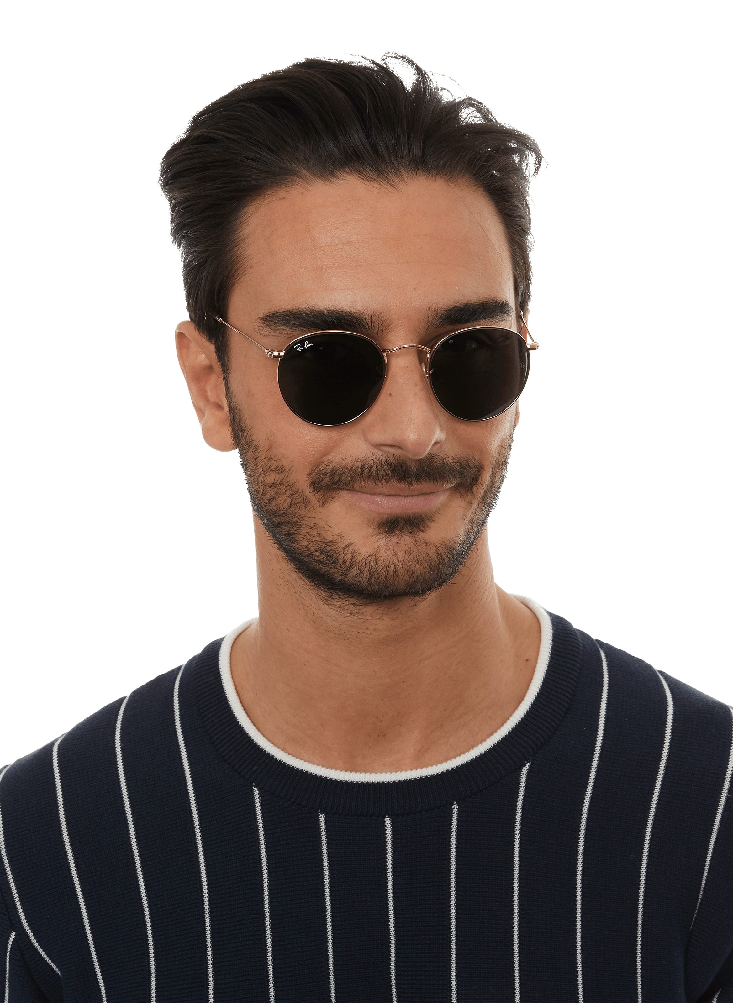Lunettes De Soleil Rondes - Ray-ban Homme | Printemps.com