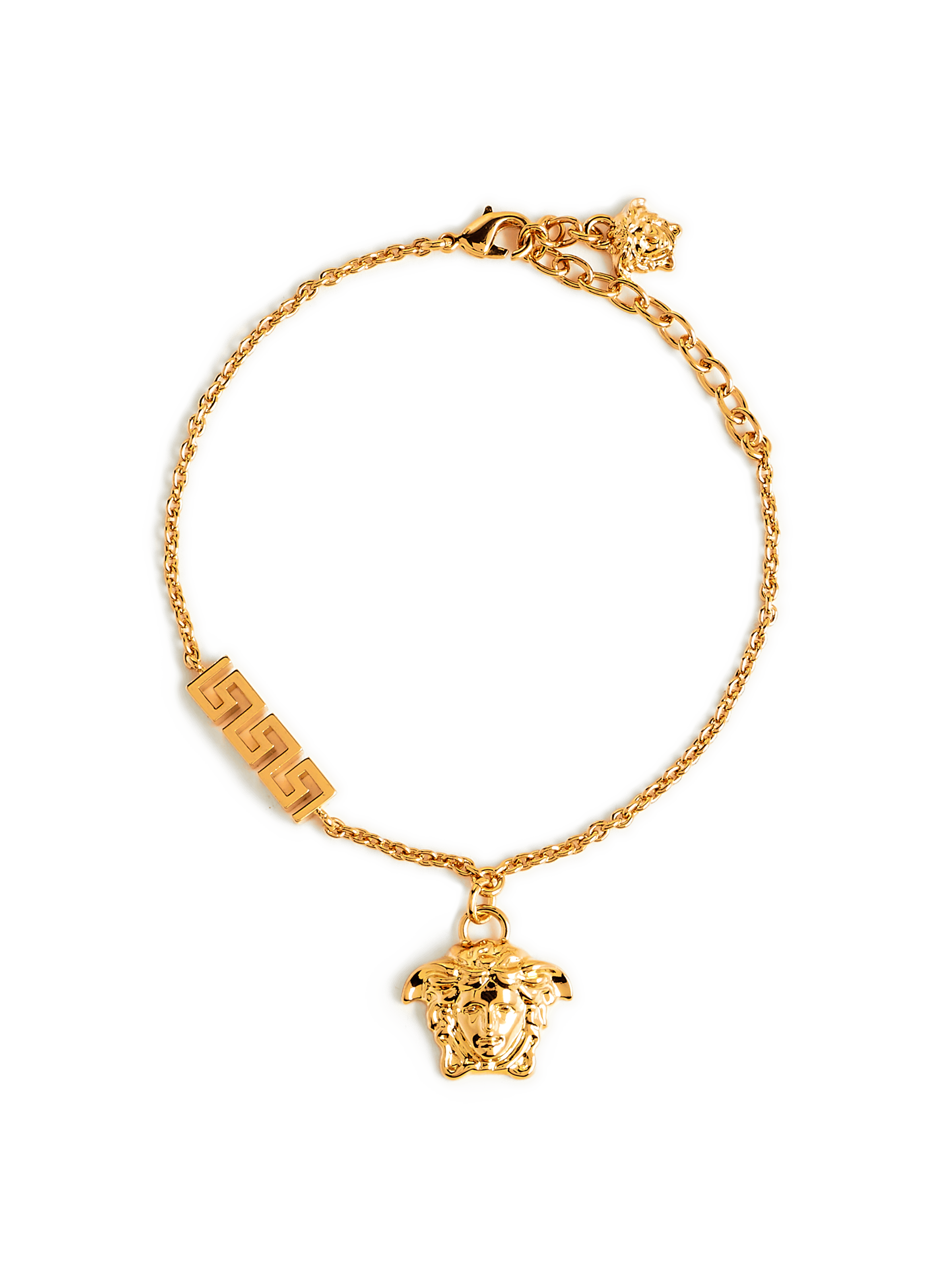 CHAîNE DE CHEVILLE MEDUSA GRECA - VERSACE pour FEMME | Printemps.com