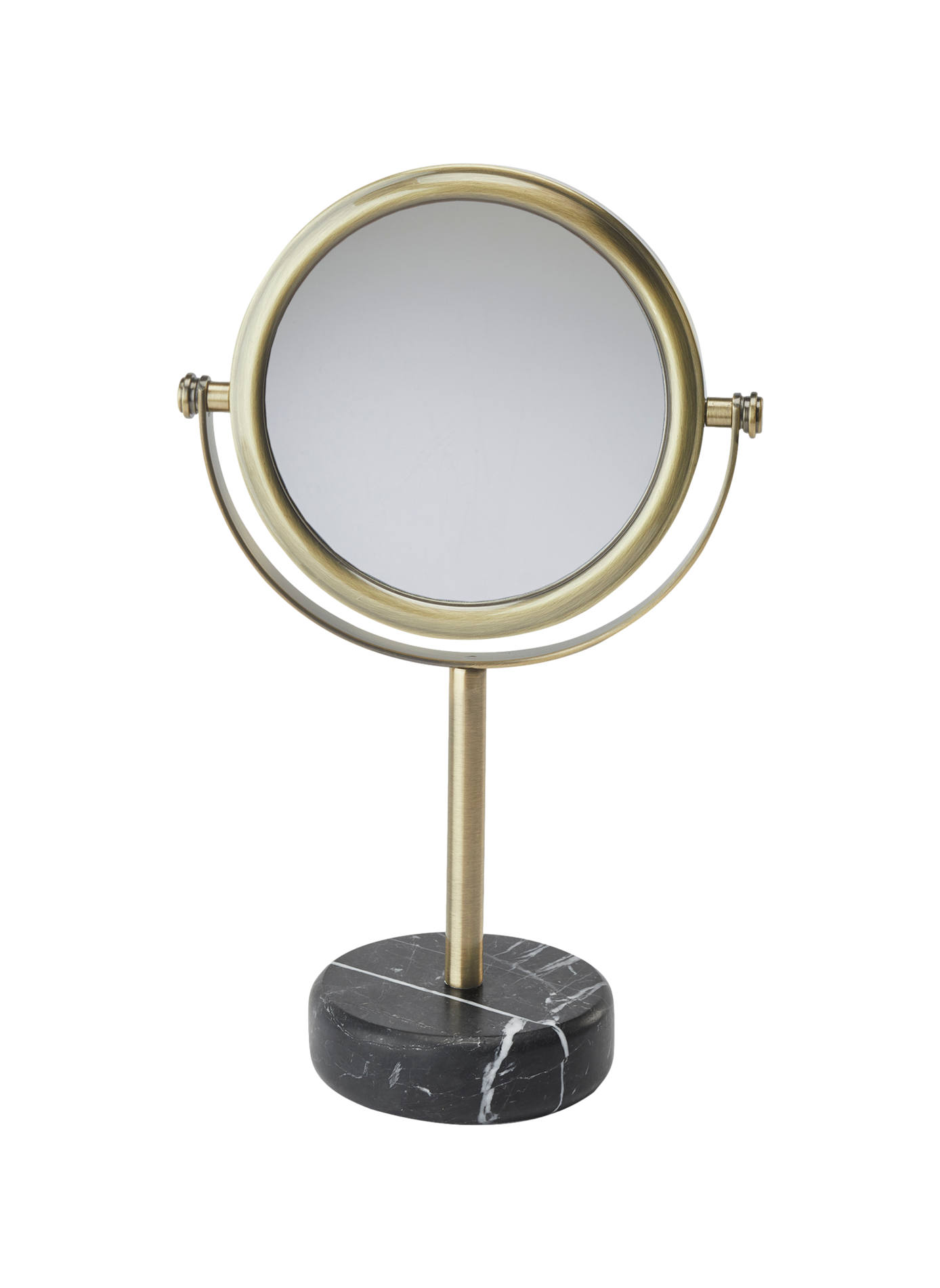 Miroir à poser nero en marbre et inox Noir Aquanova - Maison ...