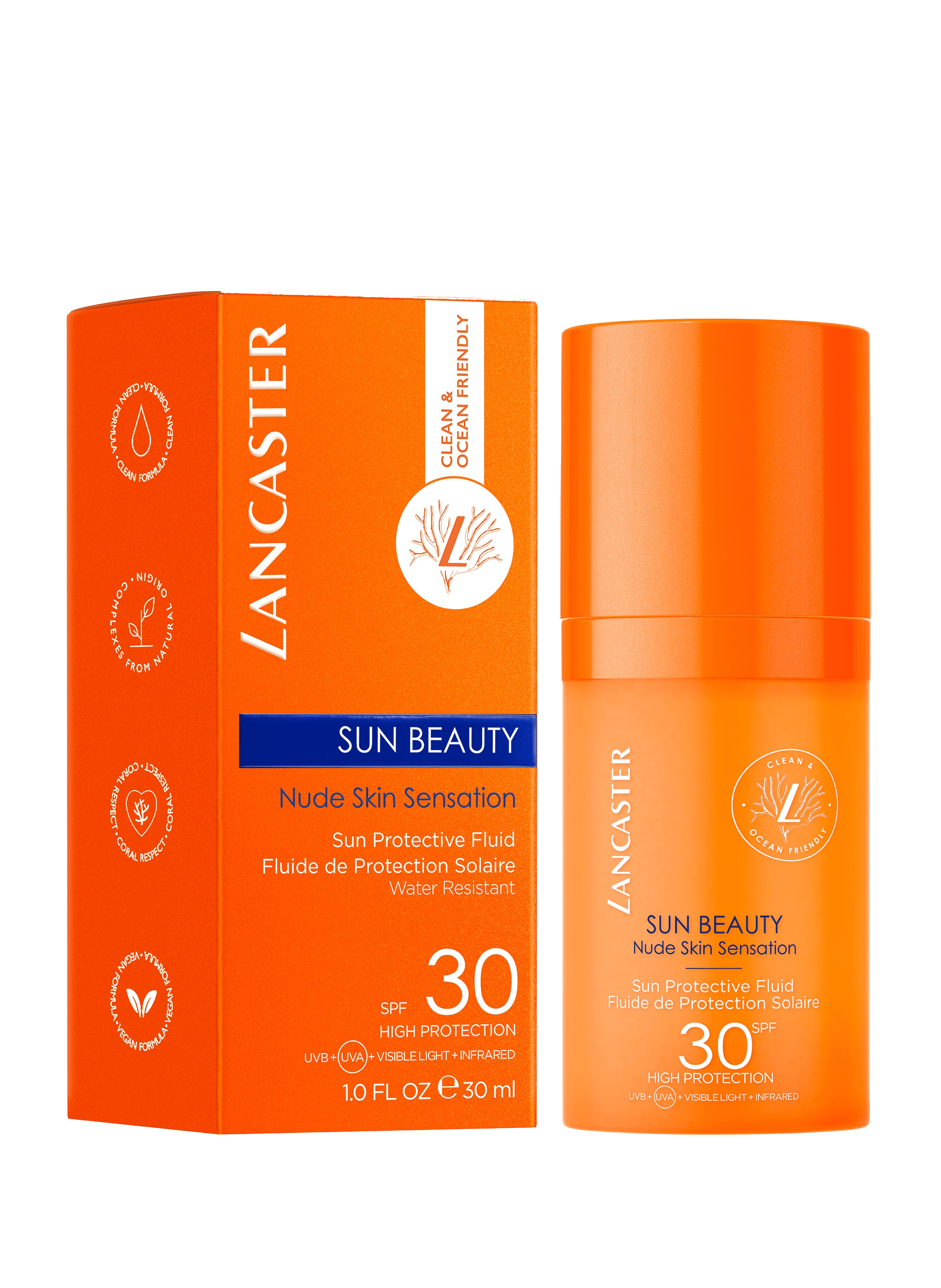 Sun Beauty Nude Skin Sensation Fluide - Visage Protection Solaire Spf30 ...