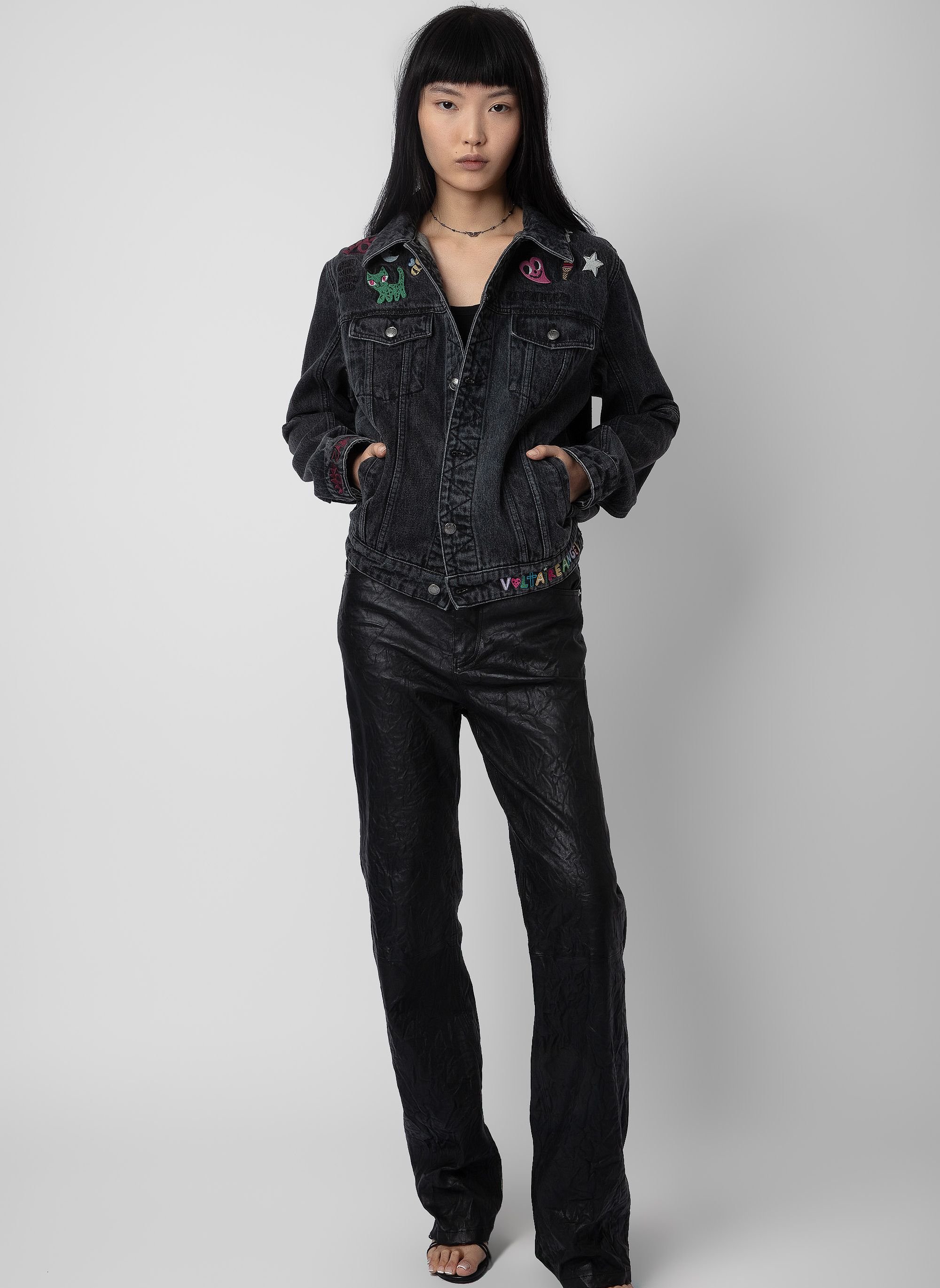 VESTE OVERSIZE COL CLASSIQUE EN COTON BIO KASY - ZADIG&VOLTAIRE pour ...