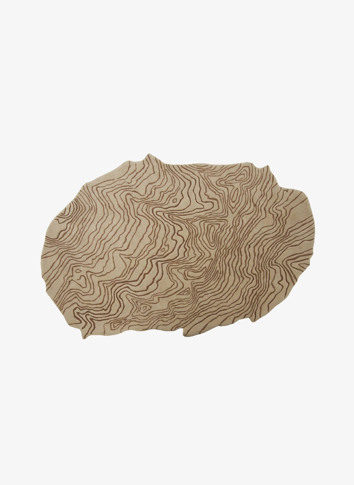 Tapis topographie Beige Cinna - Maison | Printemps.com