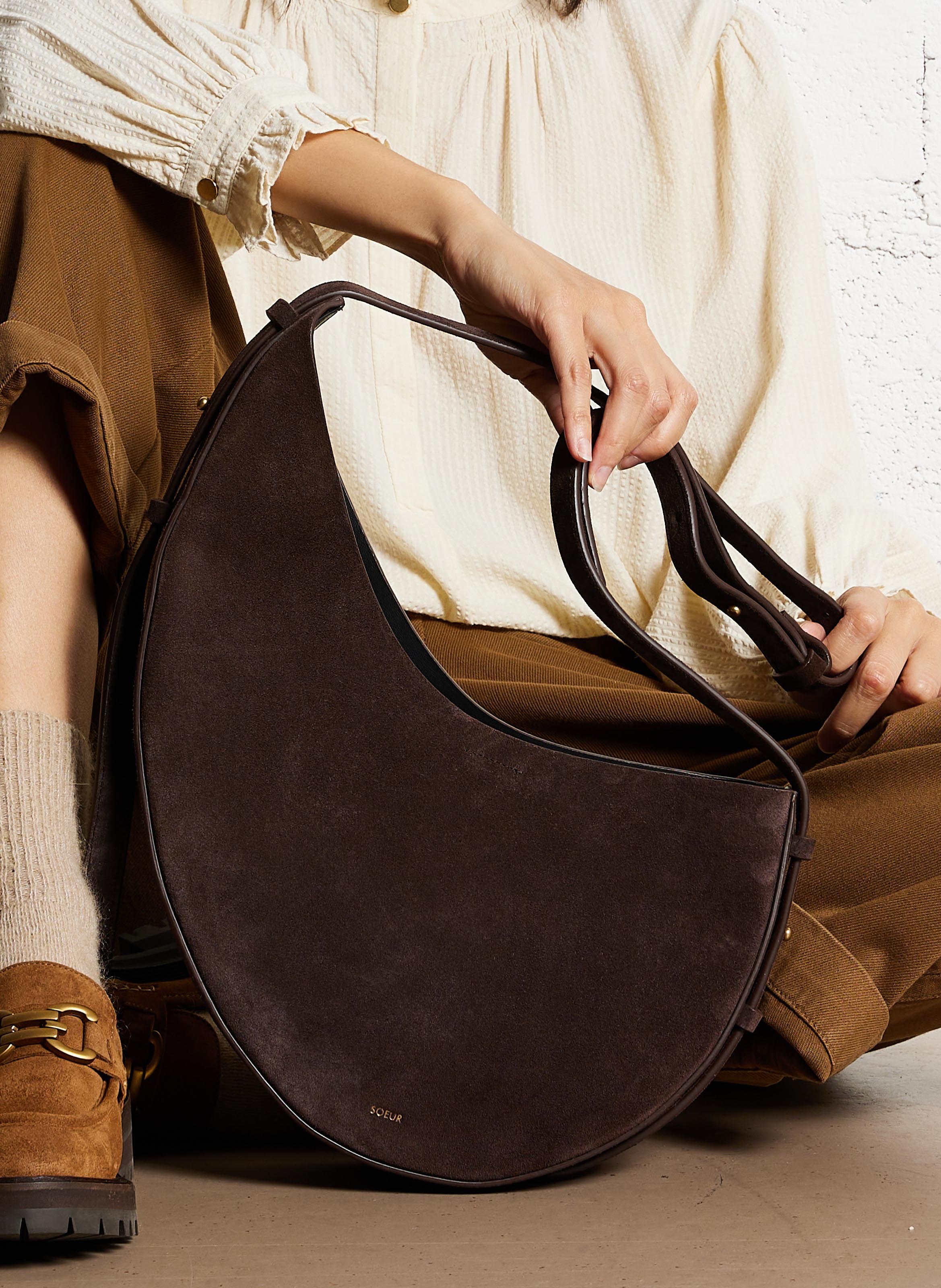 Sac Bandoulière En Cuir Winona - Soeur Femme | Printemps.com