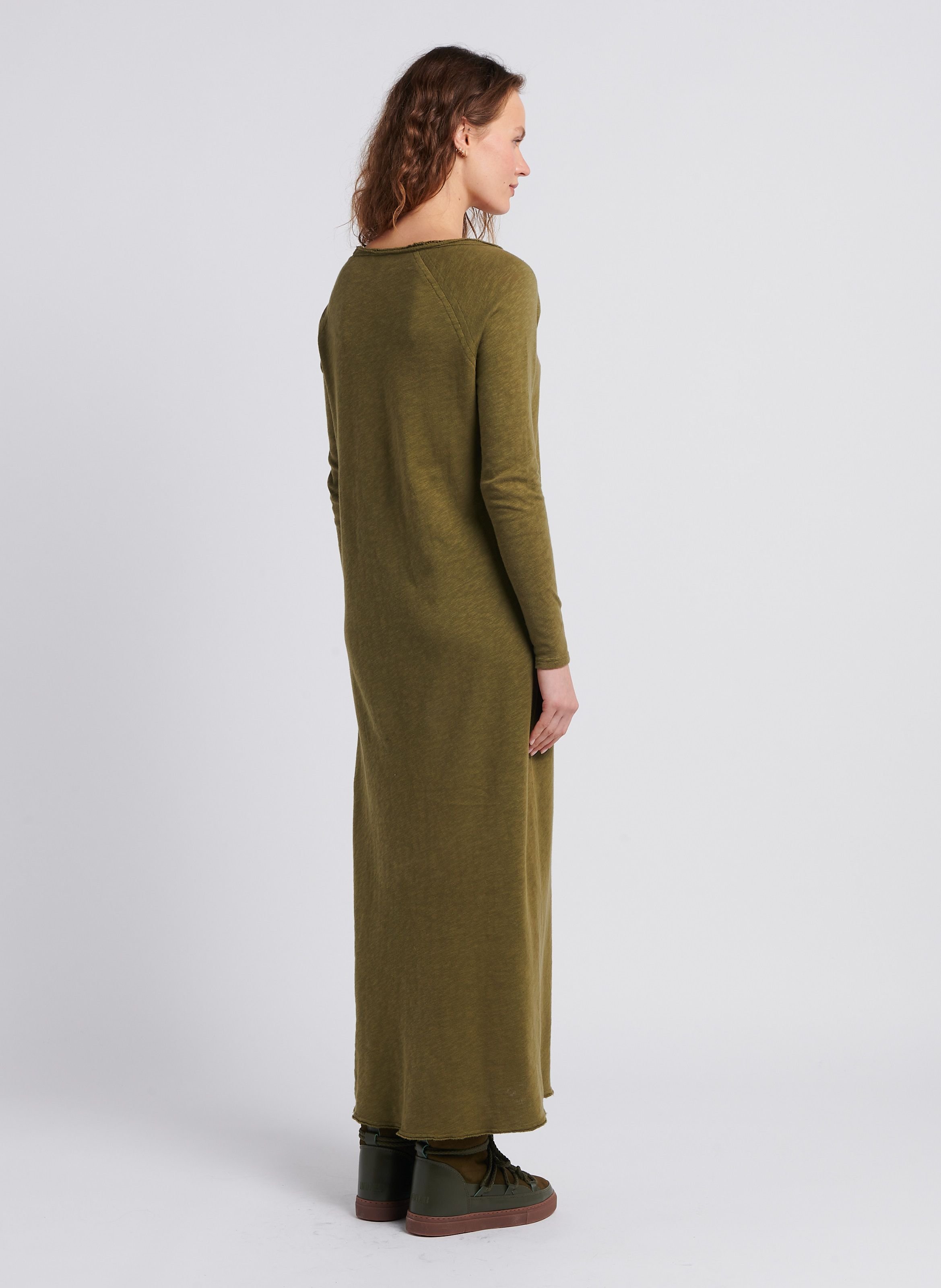 ROBE LONGUE COL ROND EN COTON SONOMA - AMERICAN VINTAGE pour FEMME ...