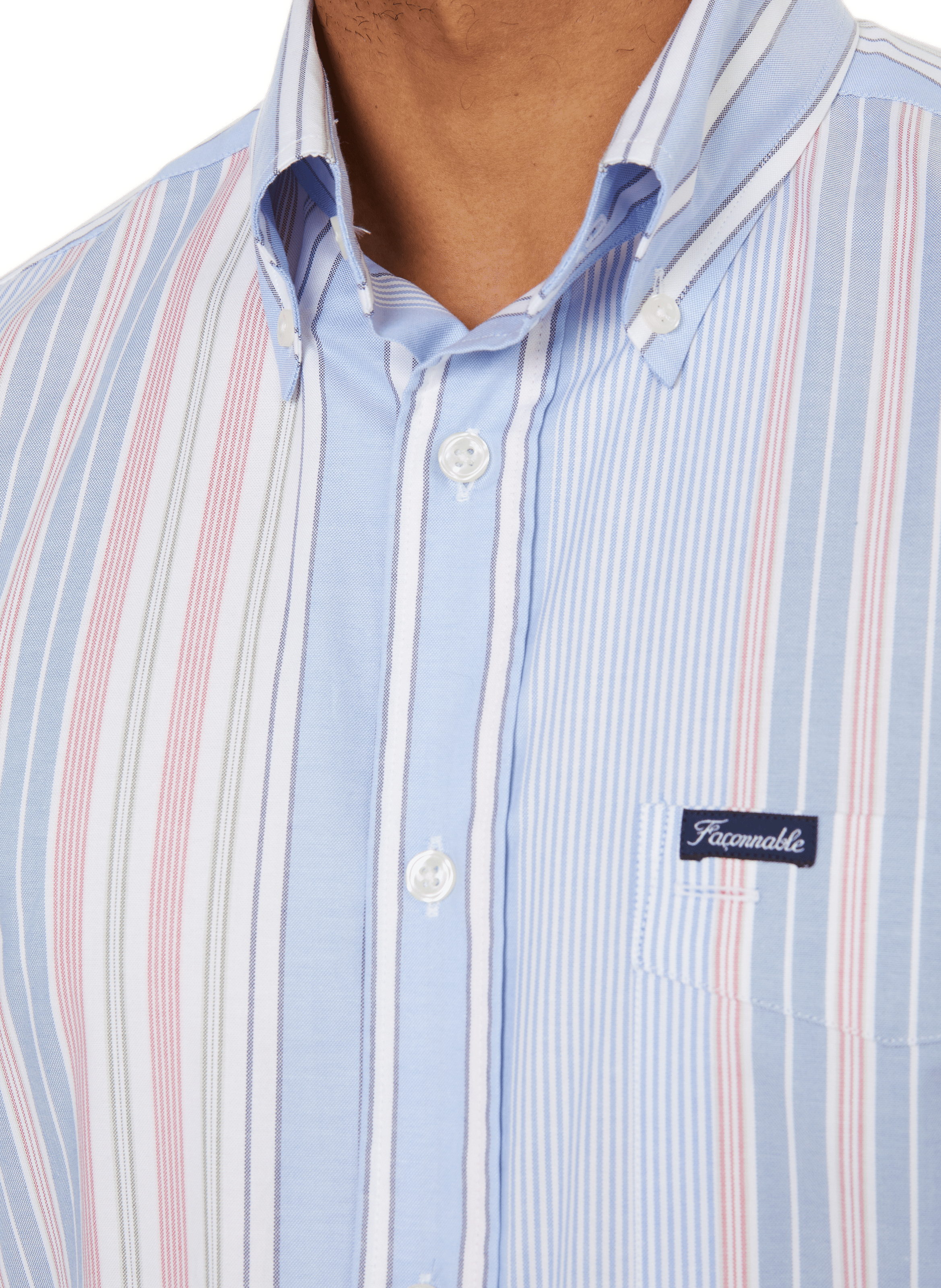 CHEMISE à RAYURES - FACONNABLE pour HOMME | Printemps.com
