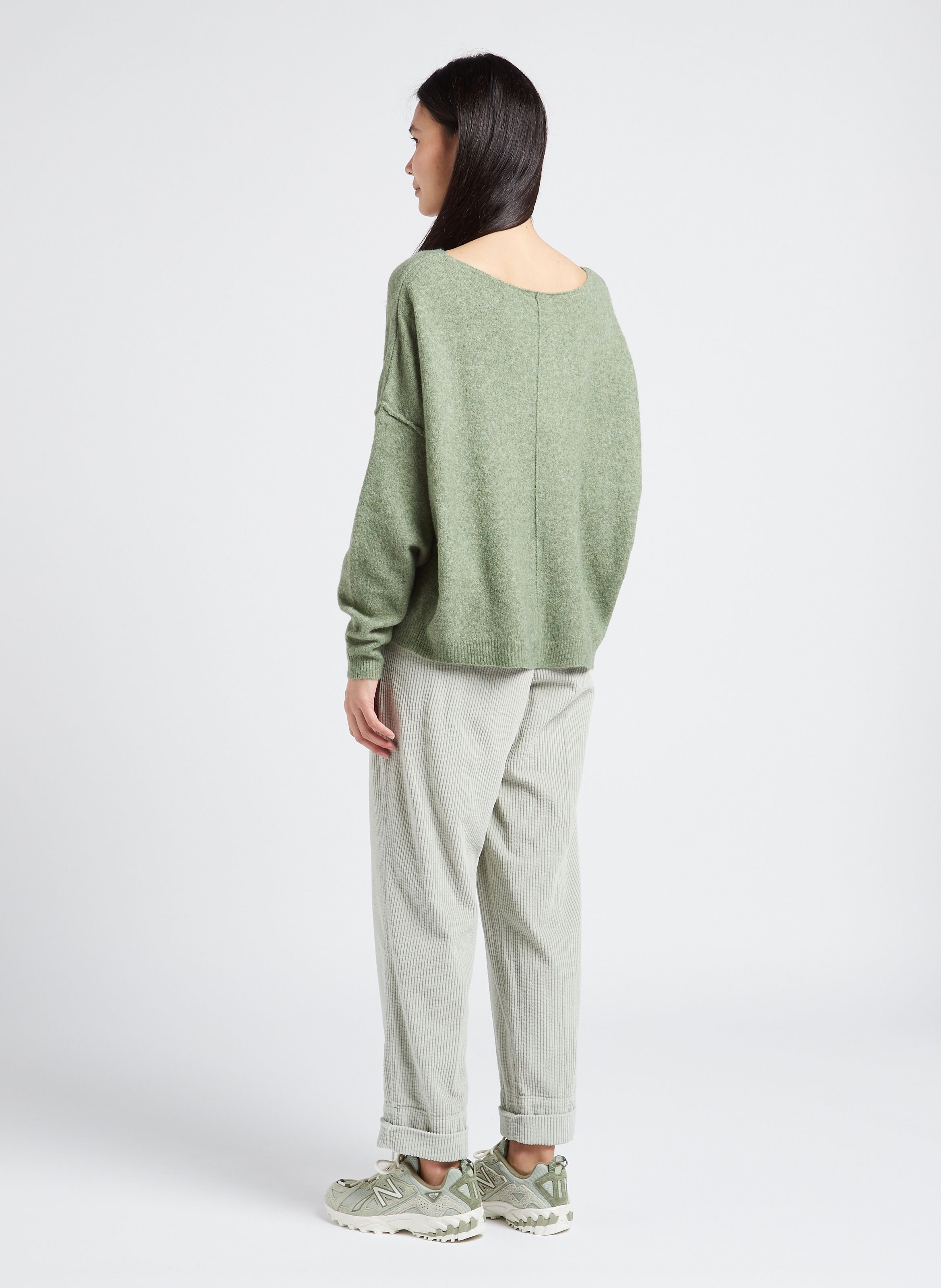 PANTALON DROIT EN VELOURS CôTELé ET EN COTON PADOW - AMERICAN VINTAGE ...