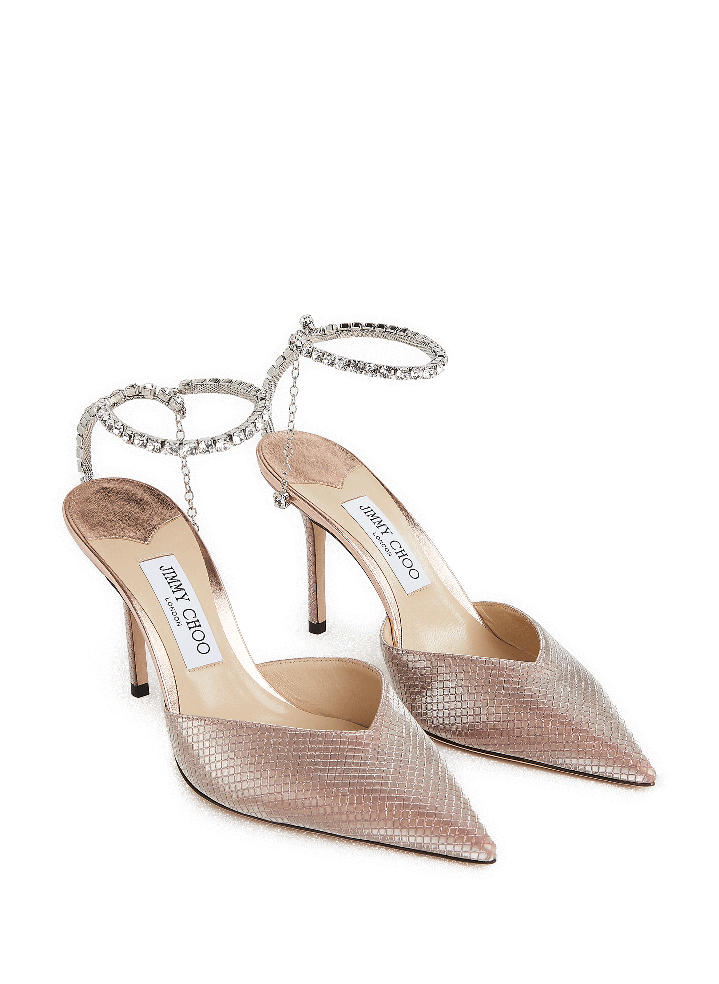SANDALES SAEDA À TALON - JIMMY CHOO pour FEMME | Printemps.com