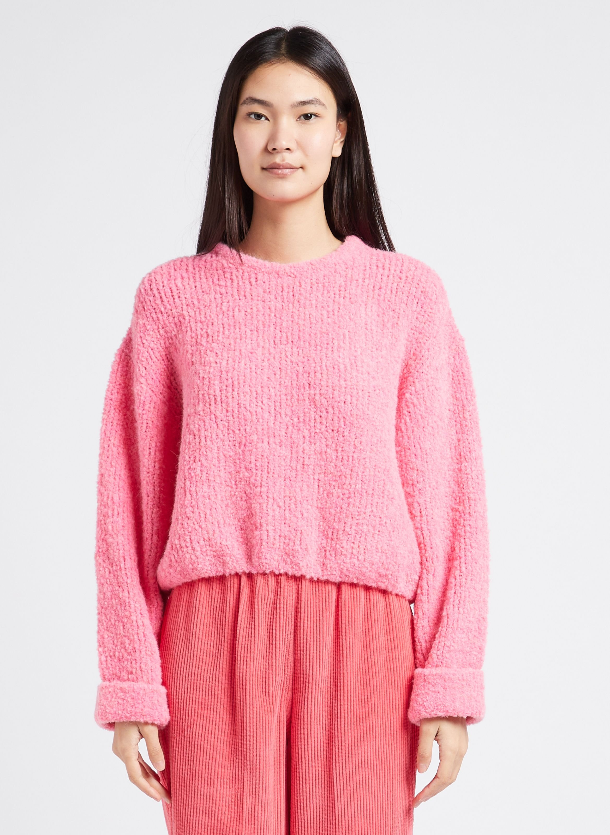 PULL AMPLE COL ROND EN LAINE AMPLE ZOLLY - AMERICAN VINTAGE pour FEMME | Printemps.com