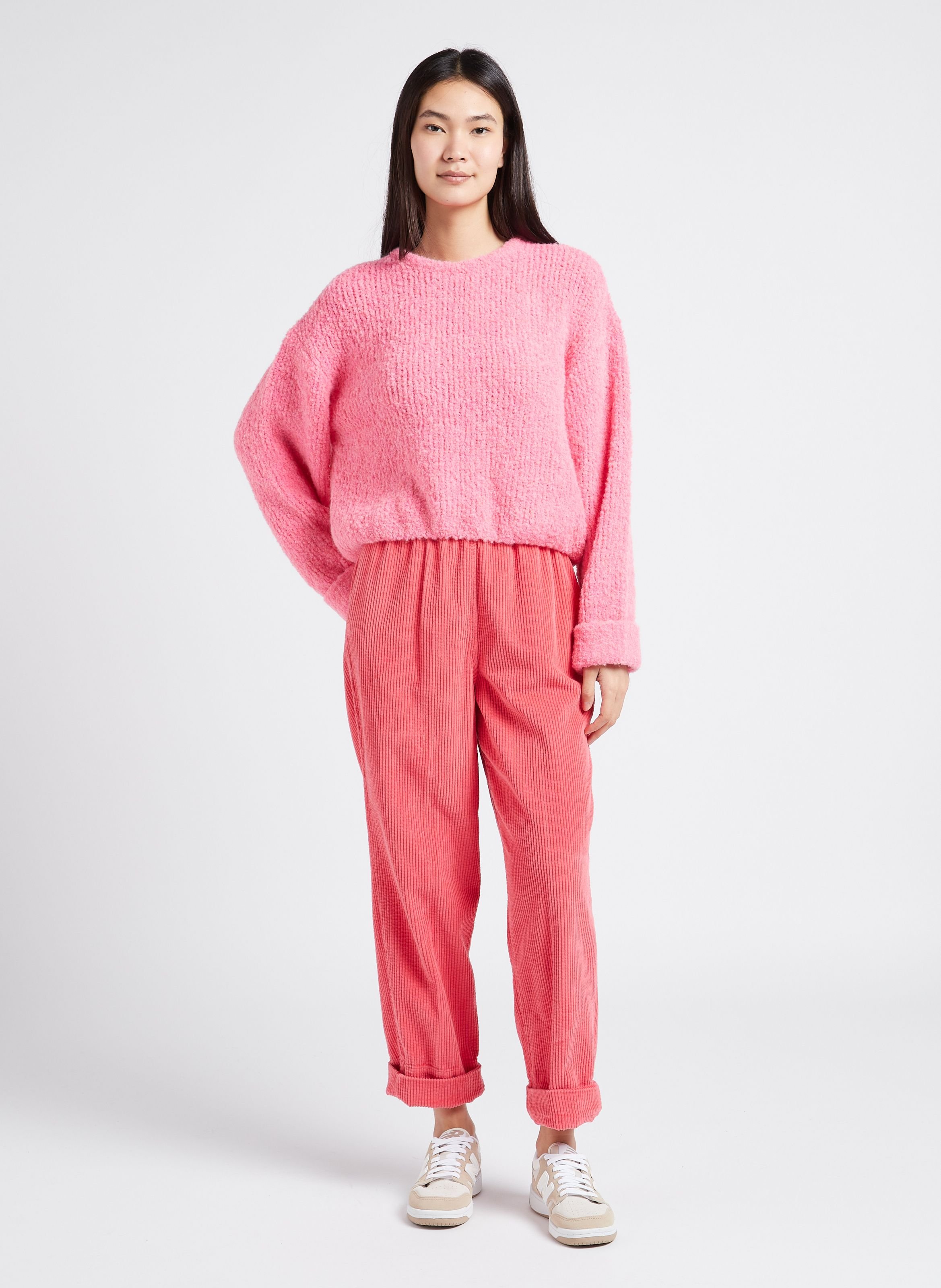 PULL AMPLE COL ROND EN LAINE AMPLE ZOLLY - AMERICAN VINTAGE pour FEMME | Printemps.com
