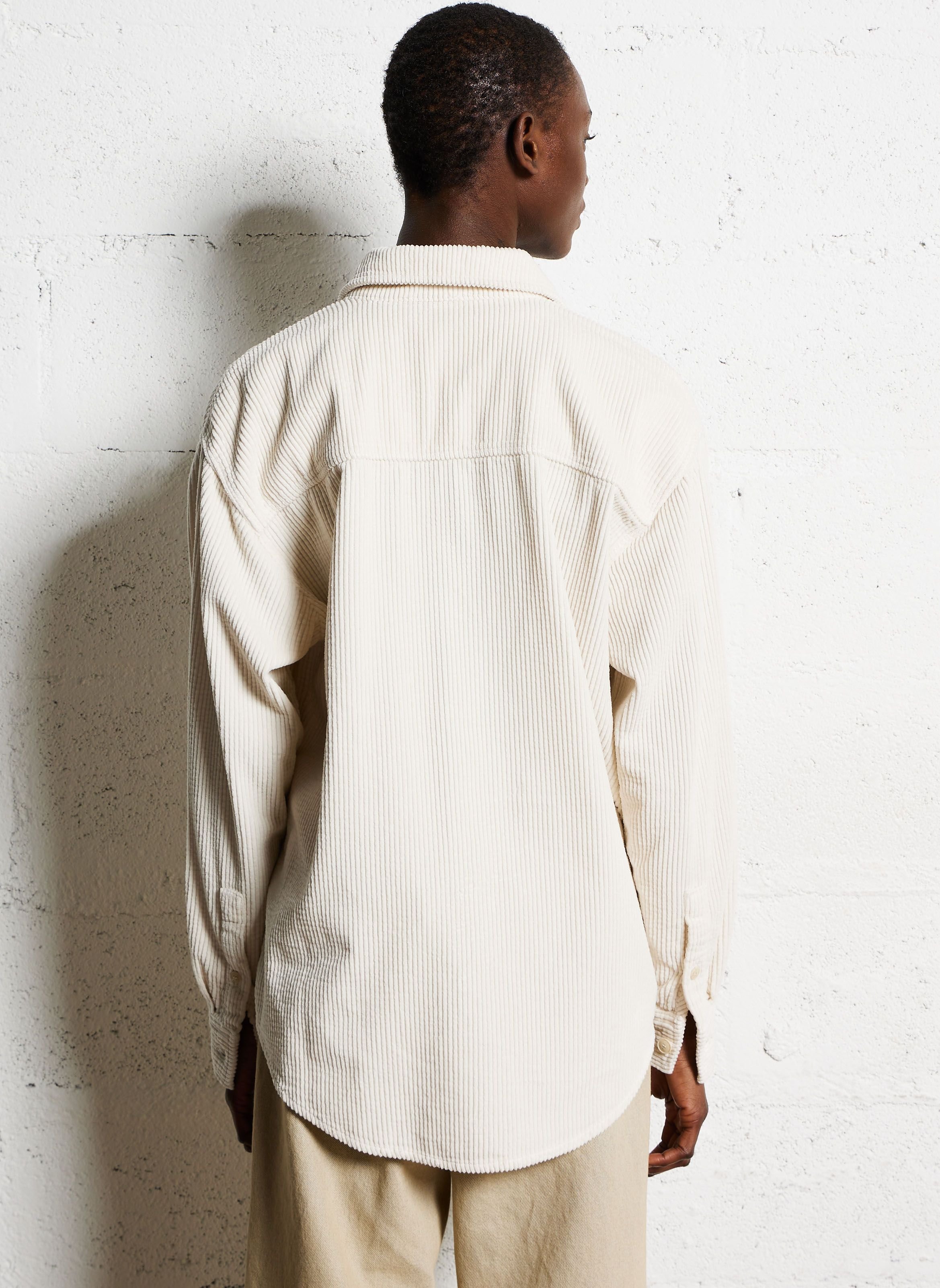 Surchemise Col Classique En Velours Côtelé Padow - American Vintage ...