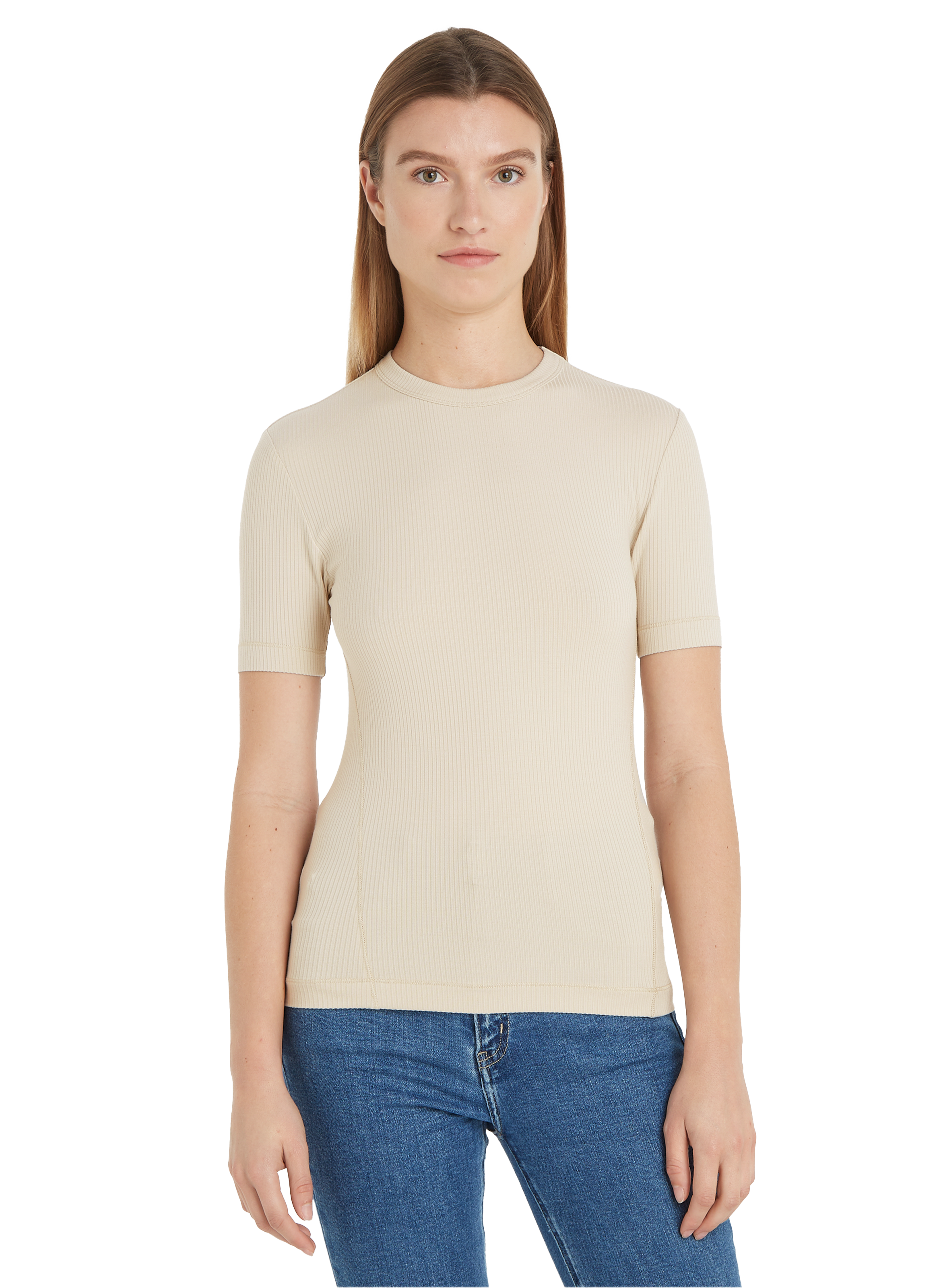 FORM-FITTING T-SHIRT - CALVIN KLEIN for WOMEN | Printemps.com