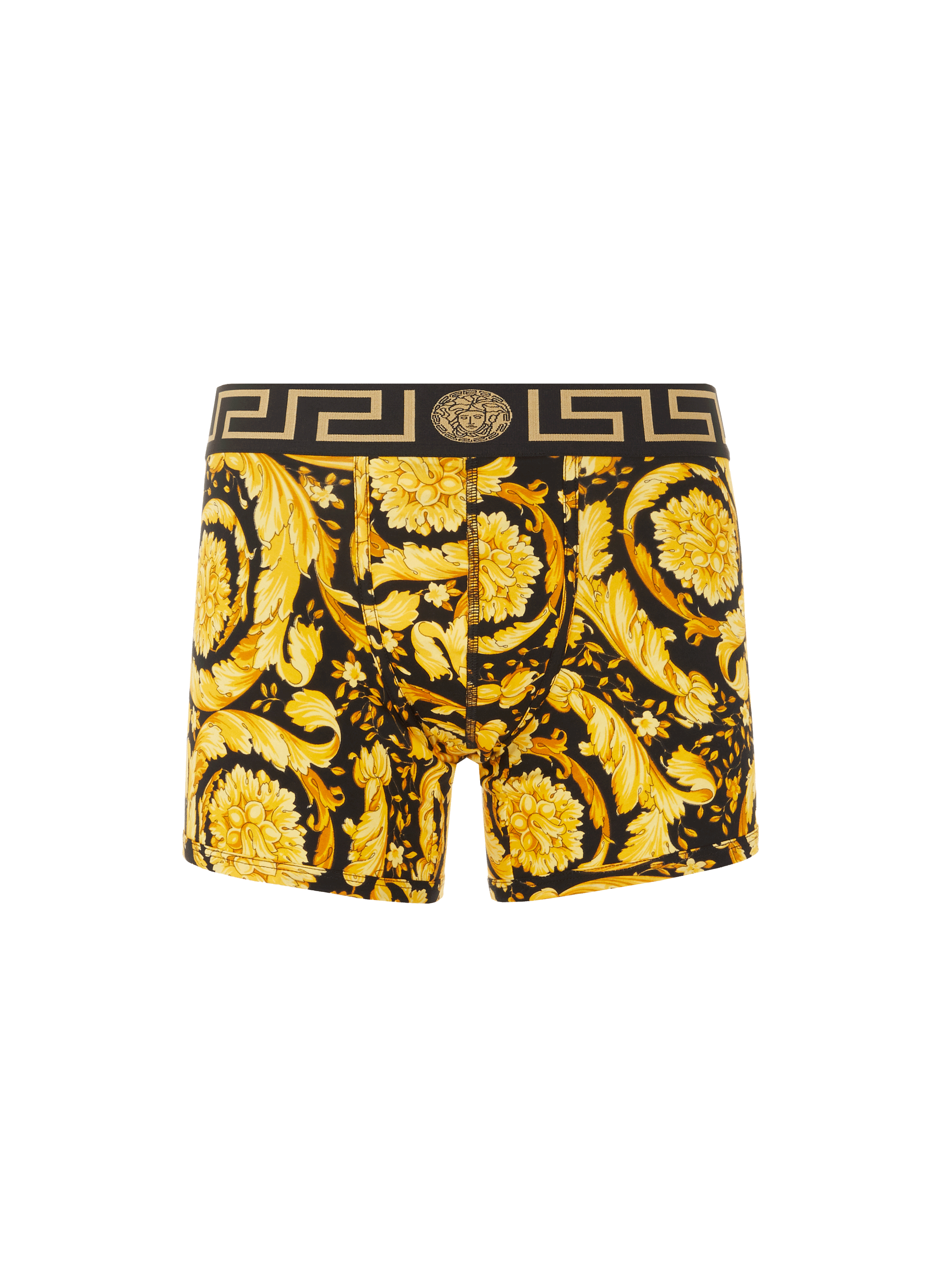 BAROCCO STRETCH COTTON BOXERS - VERSACE for MEN | Printemps.com