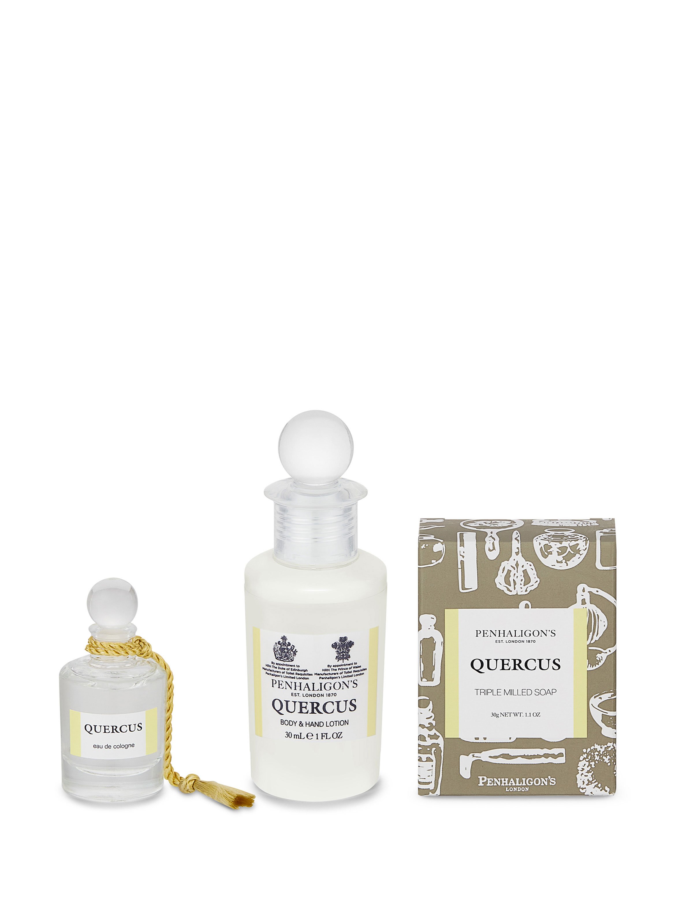 COFFRET COLLECTION DE VOYAGE THE QUERCUS - PENHALIGON'S pour BEAUTé ...