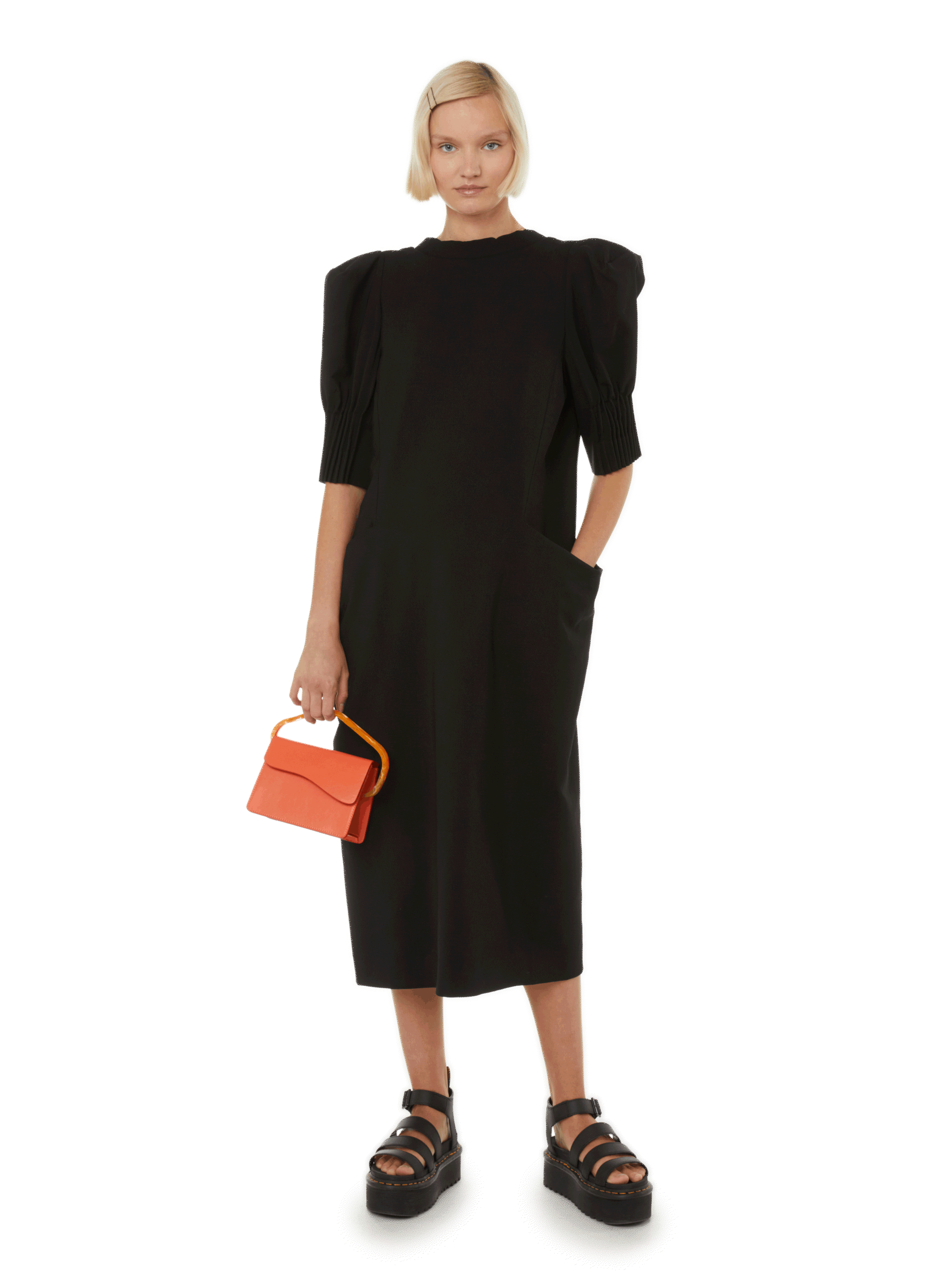 ROBE LONGUE EN LAINE - BITE STUDIOS pour FEMME | Printemps.com