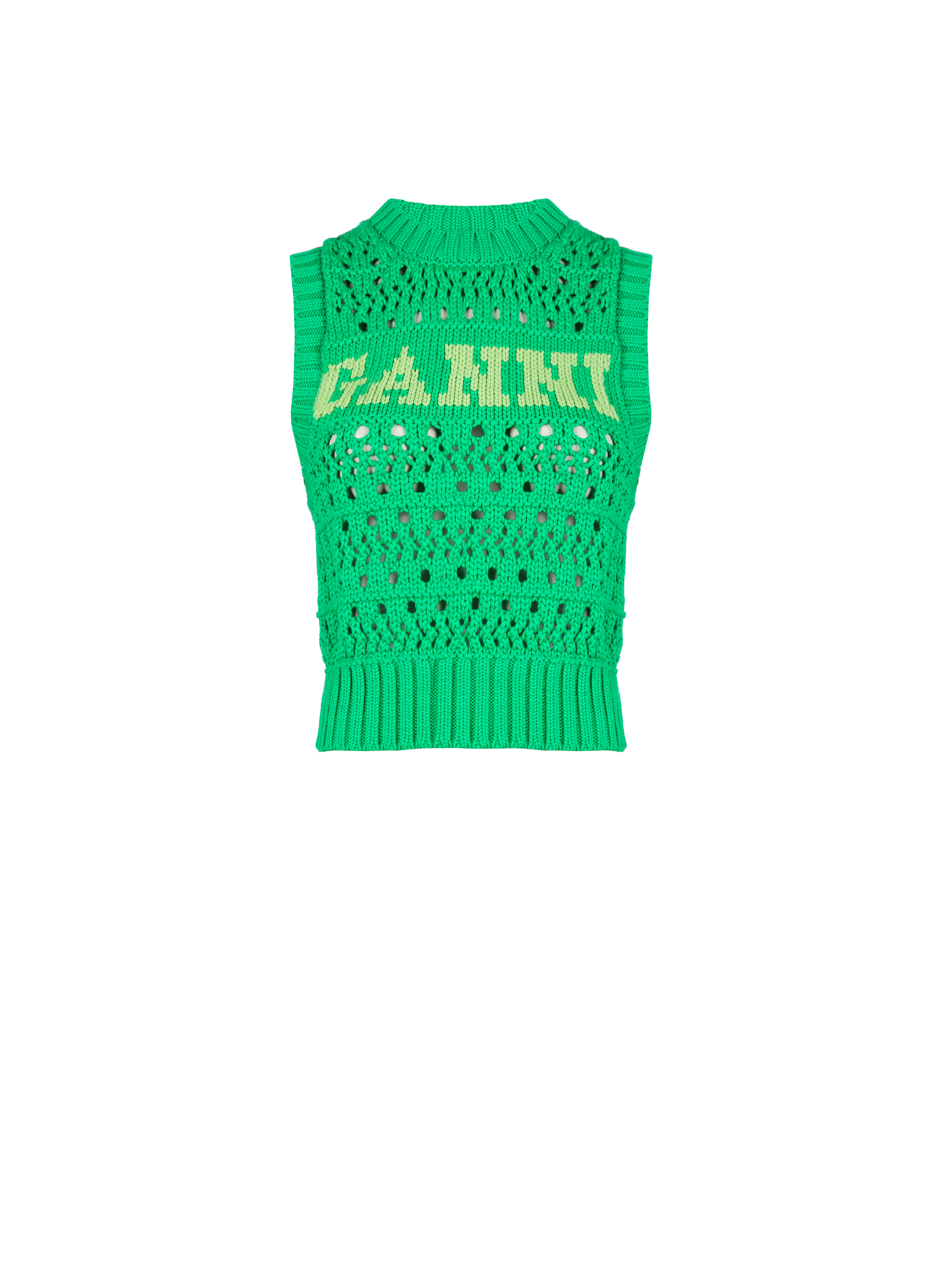 PULL TRICOT SANS MANCHES - GANNI pour FEMME | Printemps.com