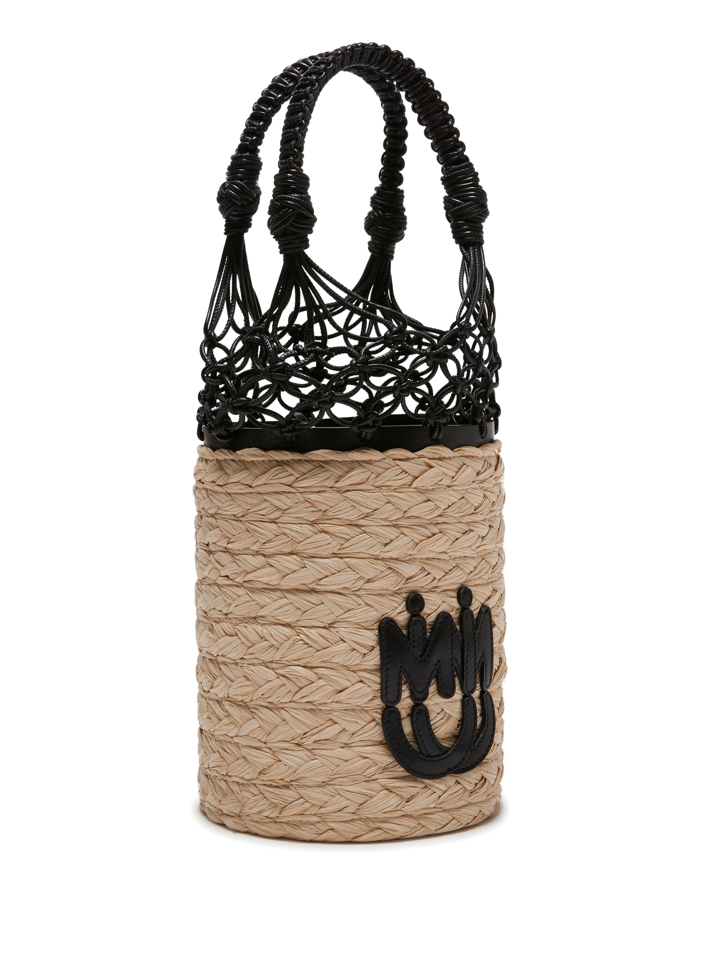 Miu Miu Sac Seau En Raphia Et Cuir | ModeSens