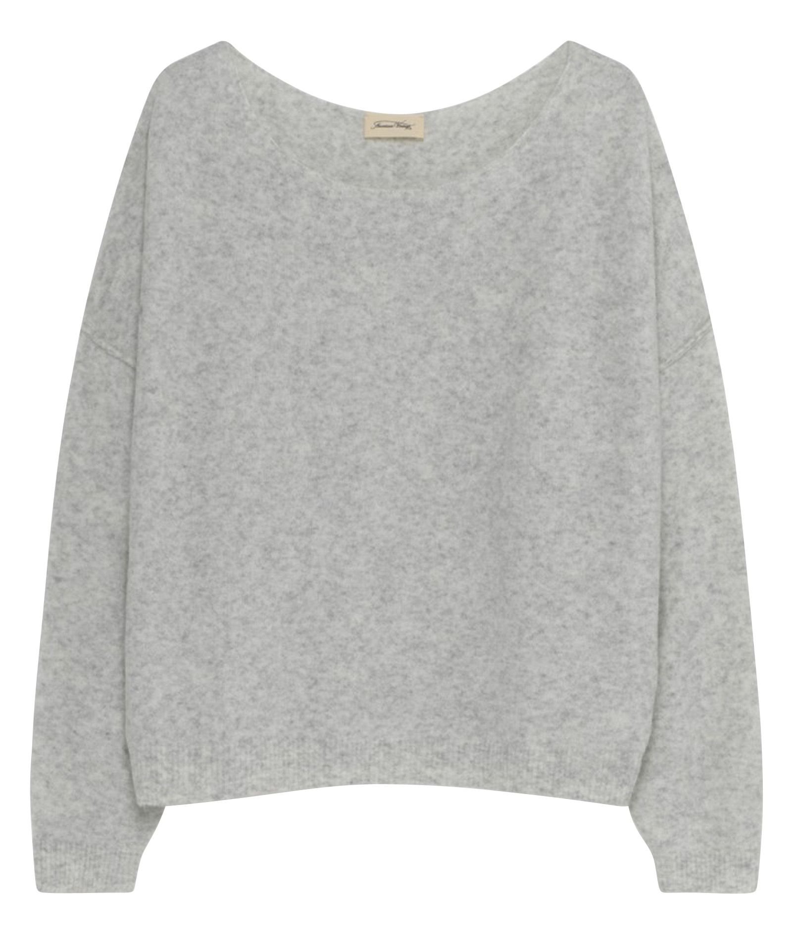 PULL AMPLE à COL BATEAU EN MAILLE DUVETEUSE DAMSVILLE - AMERICAN VINTAGE pour FEMME | Printemps.com