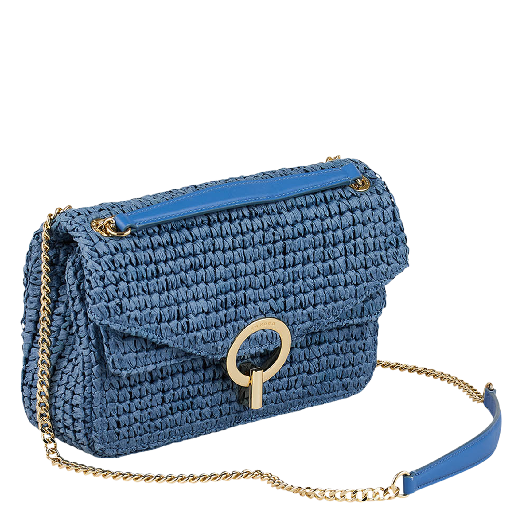 SAC BANDOULIèRE EN PAILLE YZA - SANDRO pour FEMME | Printemps.com