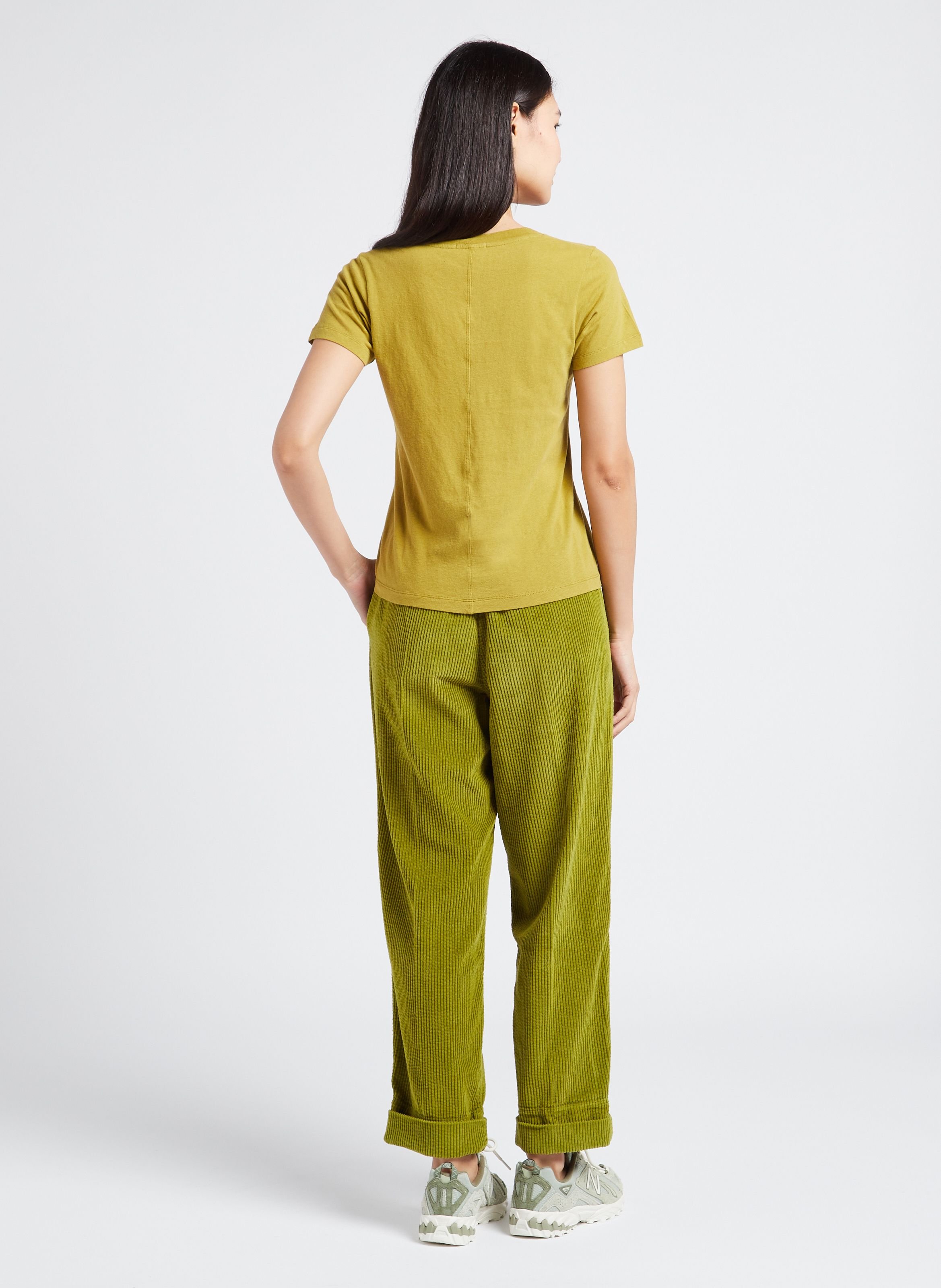 PANTALON DROIT EN VELOURS CôTELé ET EN COTON PADOW - AMERICAN VINTAGE ...