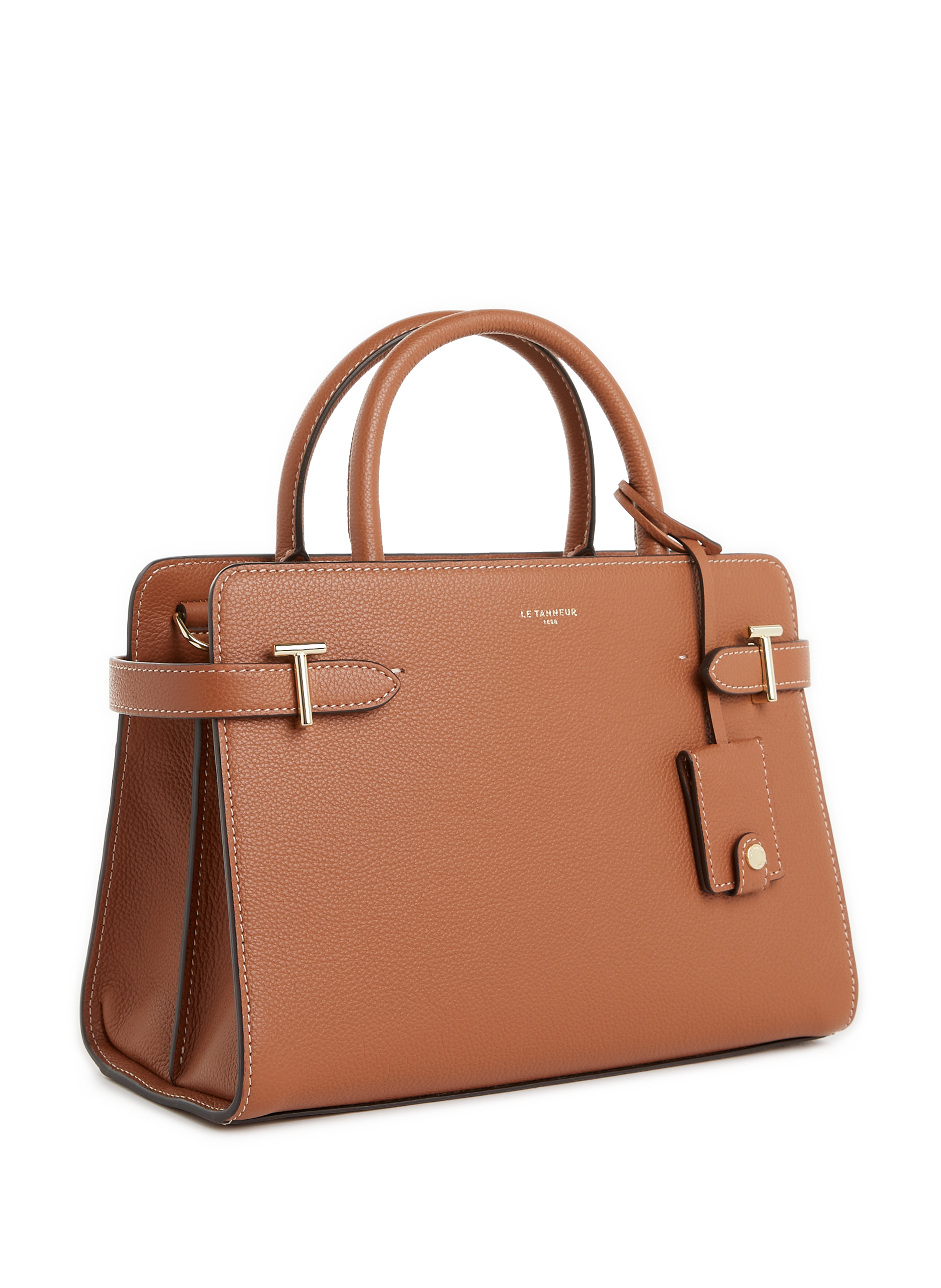 SAC à MAIN EMILIE EN CUIR - LE TANNEUR pour FEMME | Printemps.com