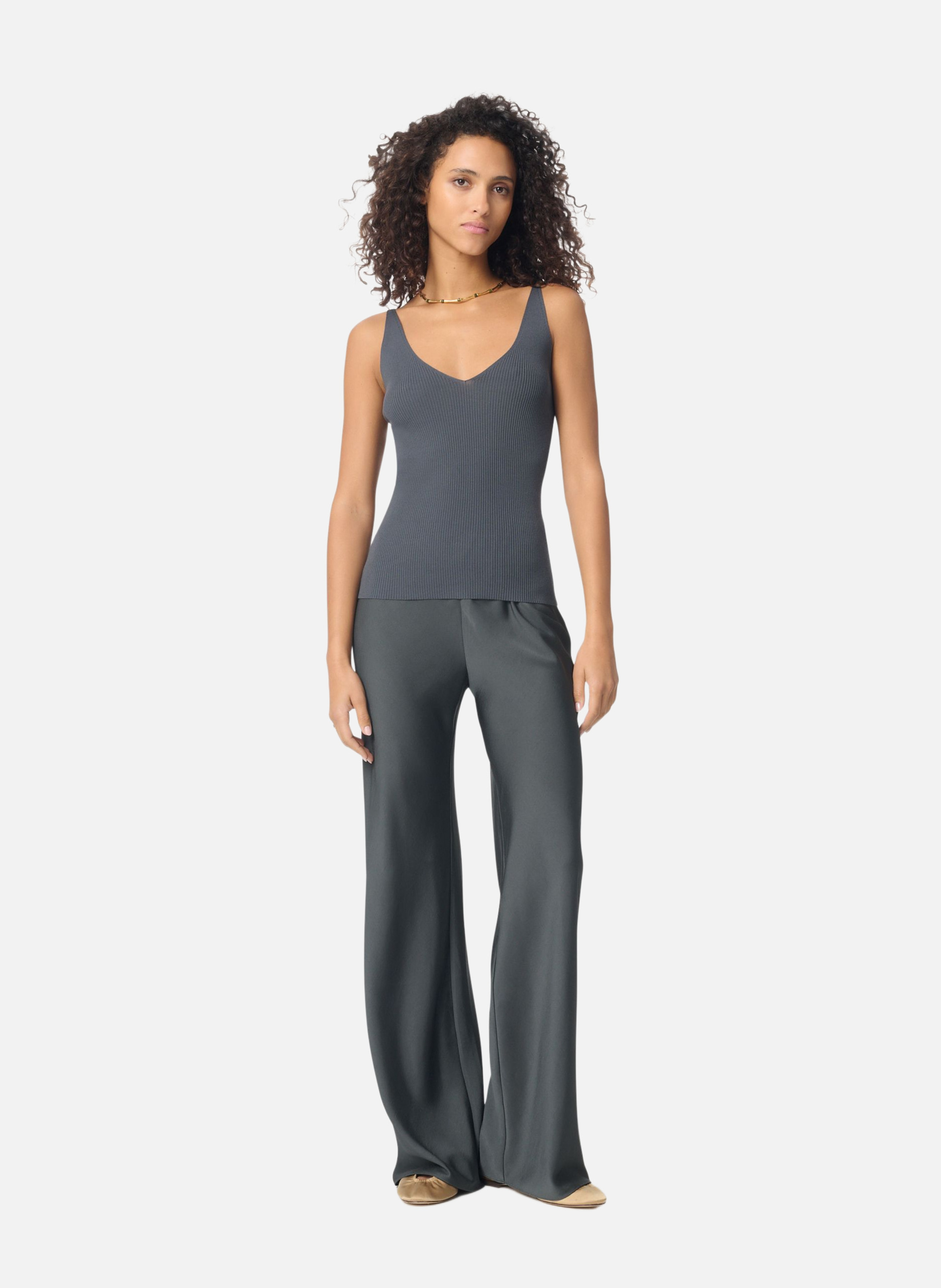 Pantalon essaid Gris Vanessa bruno - Femme | Printemps.com