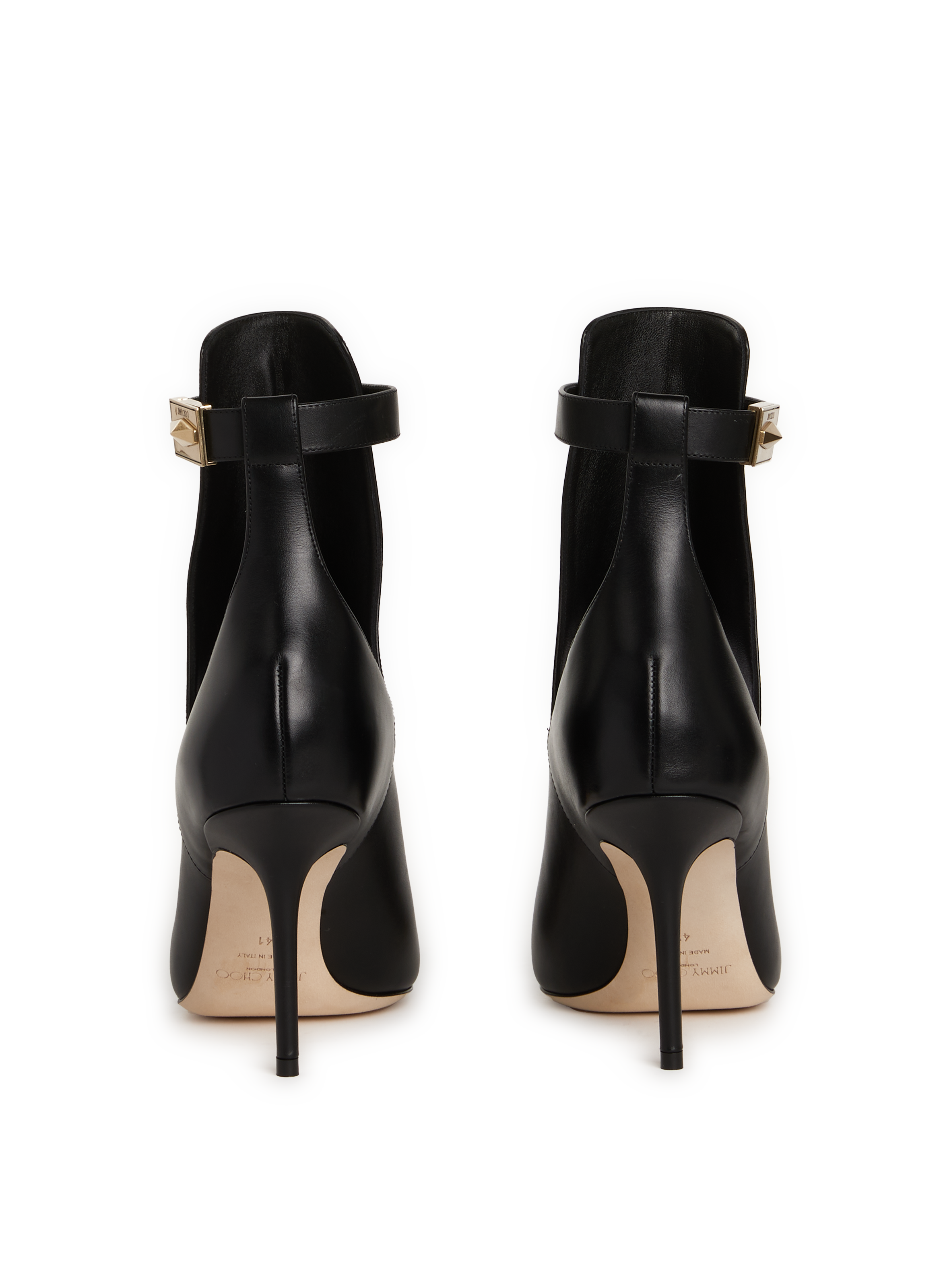 BOTTINES à TALONS POINTU EN CUIR - JIMMY CHOO pour FEMME | Printemps.com