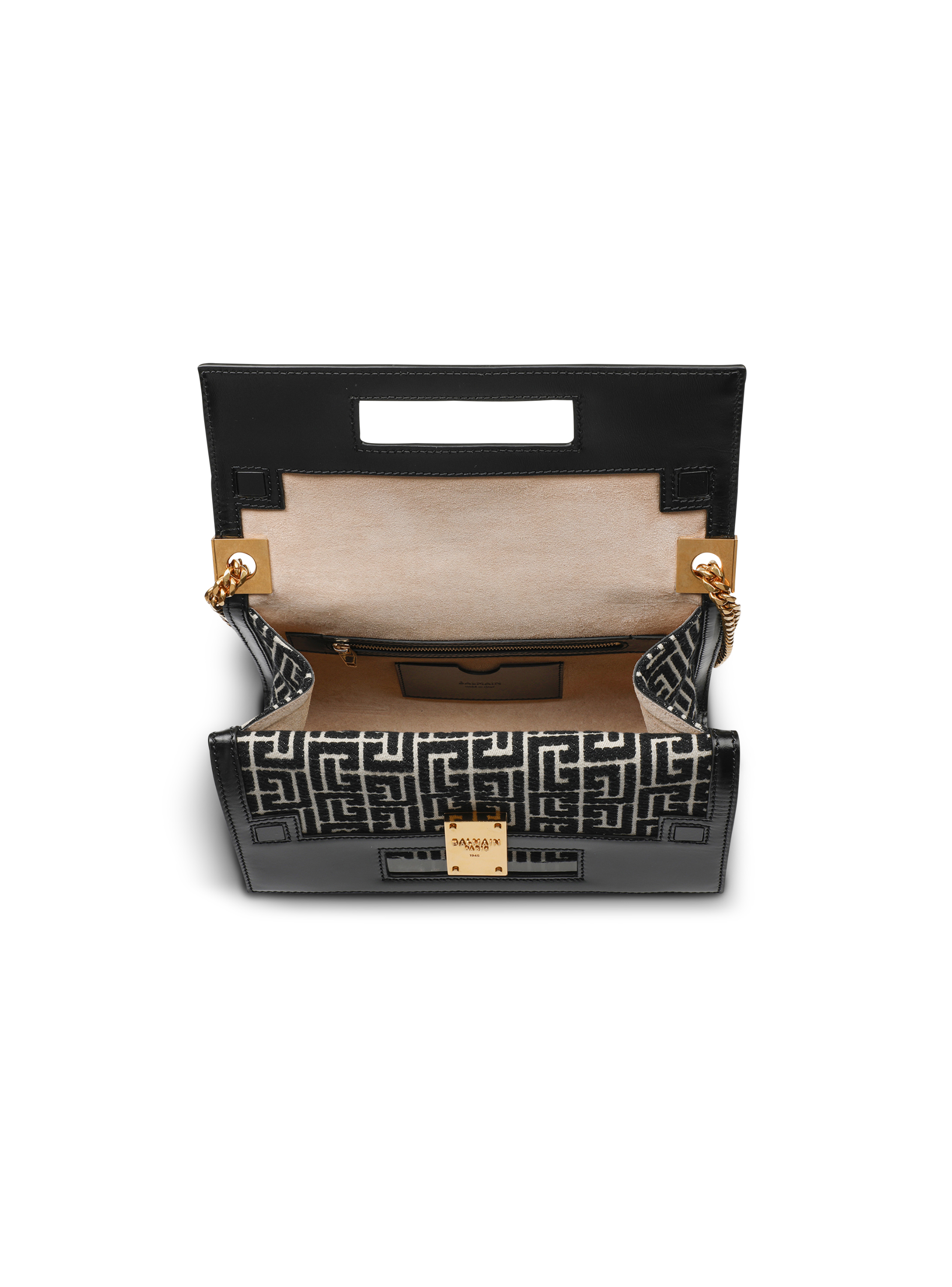 SAC 1945 HÉRITAGE EN JACQUARD BICOLORE - BALMAIN pour FEMME | Printemps.com