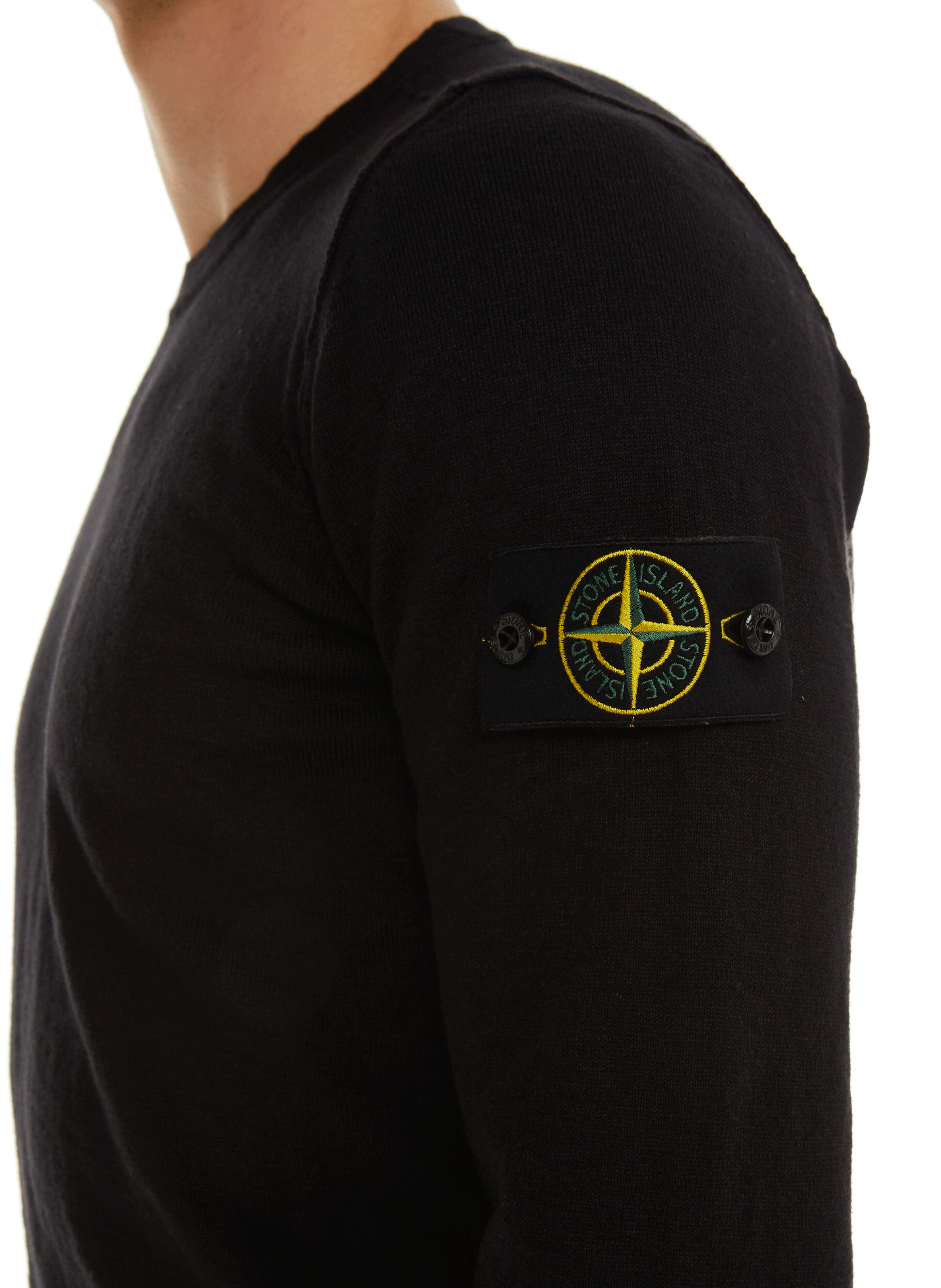Pull En Coton Mélangé - Stone Island Homme | Printemps.com