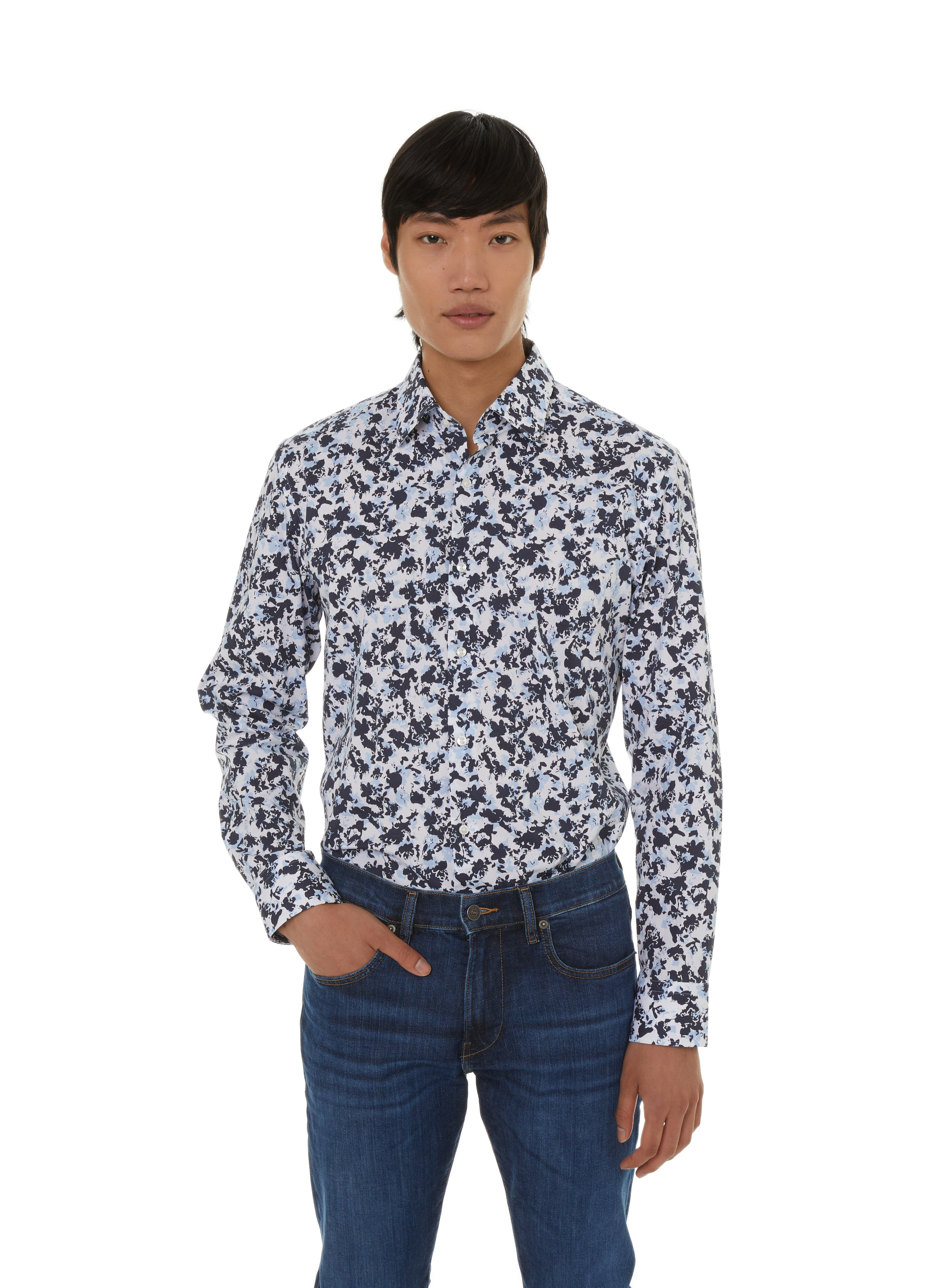 PATTERNED SHIRT - HUGO BOSS for MEN | Printemps.com