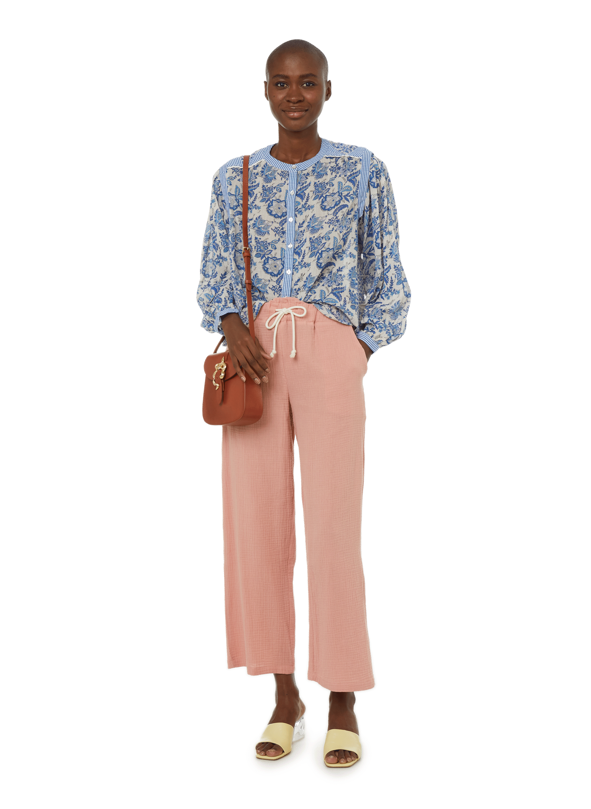 PANTALON EN COTON ORGANIQUE - MUS & BOMBON pour FEMME | Printemps.com