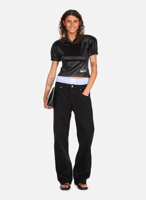 Wide-leg Boxer Waist Effect Jeans - Alexander Wang Women Wide-leg Boxer Waist Effect Jeans - Alexander Wang Women