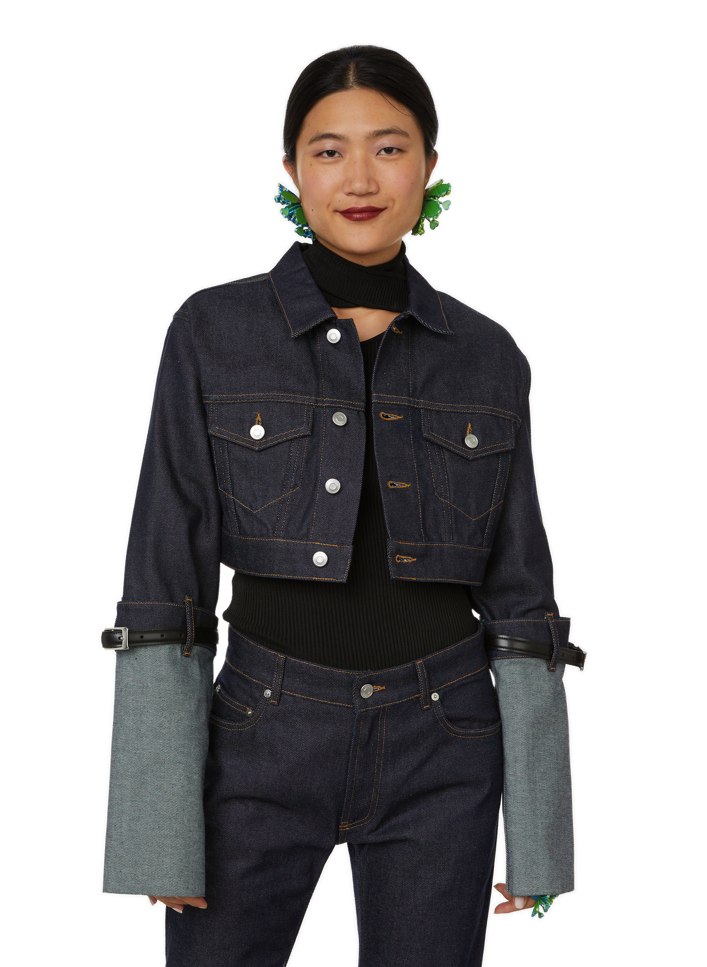 CROPPED DENIM JACKET - COPERNI for WOMEN | Printemps.com