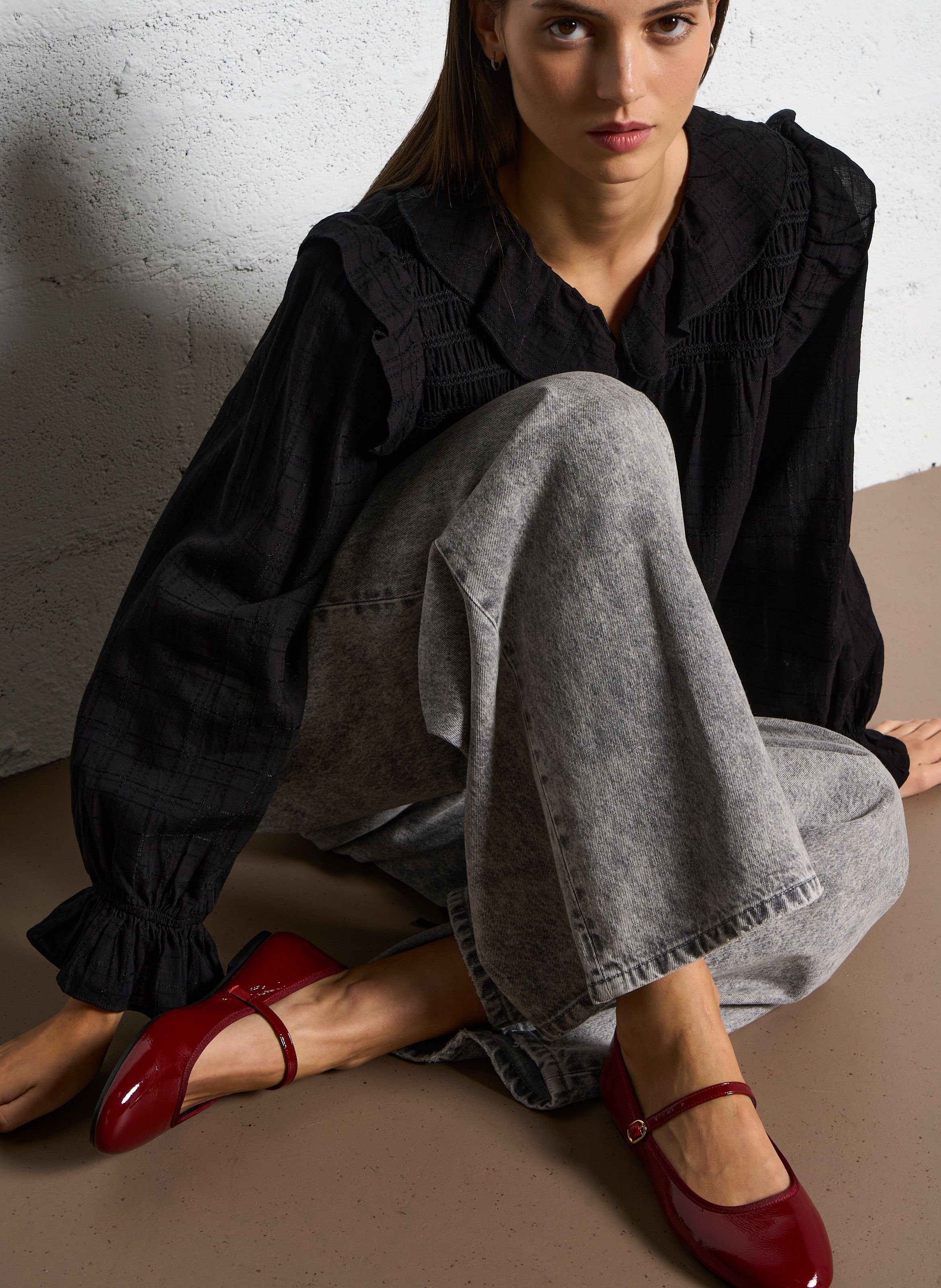 Ballerines En Cuir Douceur - Jonak Femme | Printemps.com