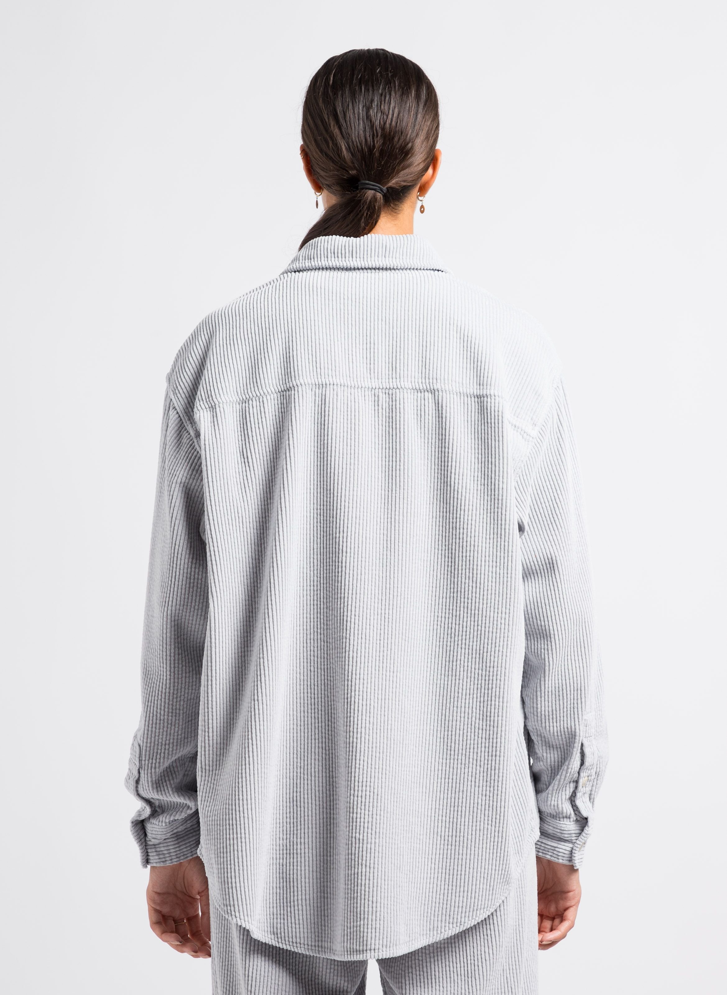 SURCHEMISE COL CLASSIQUE EN VELOURS CÔTELÉ PADOW - AMERICAN VINTAGE ...