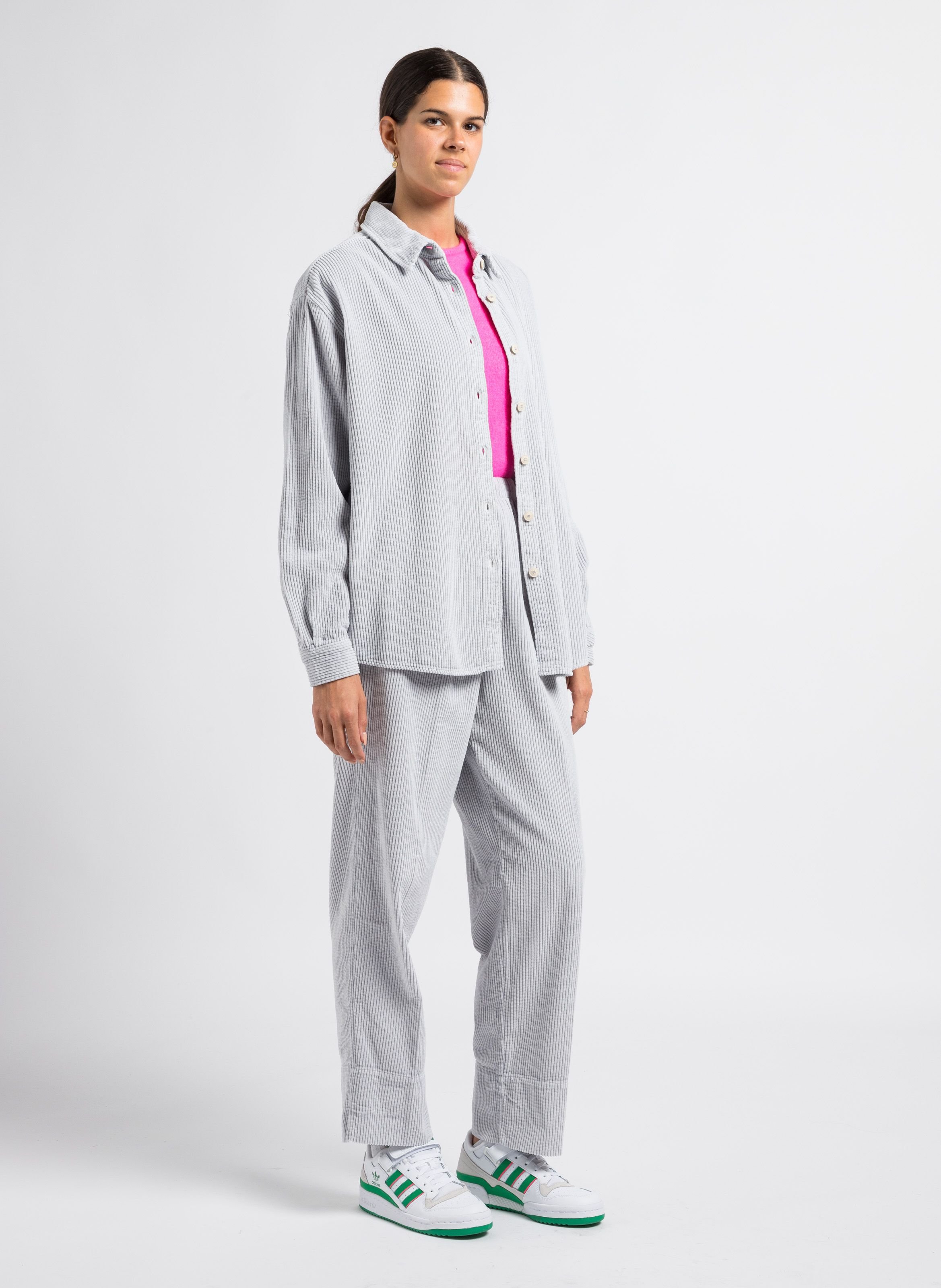 SURCHEMISE COL CLASSIQUE EN VELOURS CÔTELÉ PADOW - AMERICAN VINTAGE ...