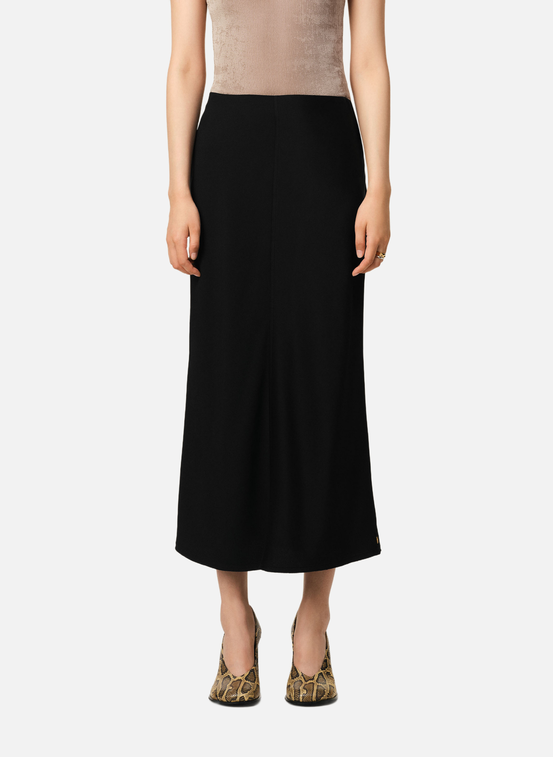 Jupe Midi Droite - Ami Paris Femme | Printemps.com