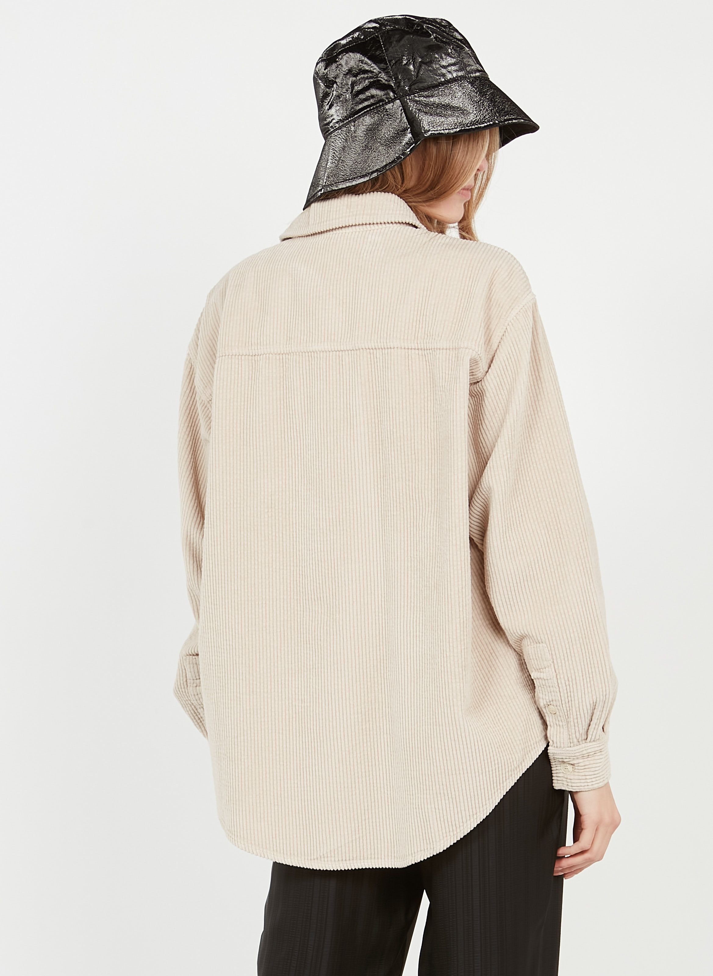 SURCHEMISE COL CLASSIQUE EN VELOURS CÔTELÉ PADOW - AMERICAN VINTAGE ...