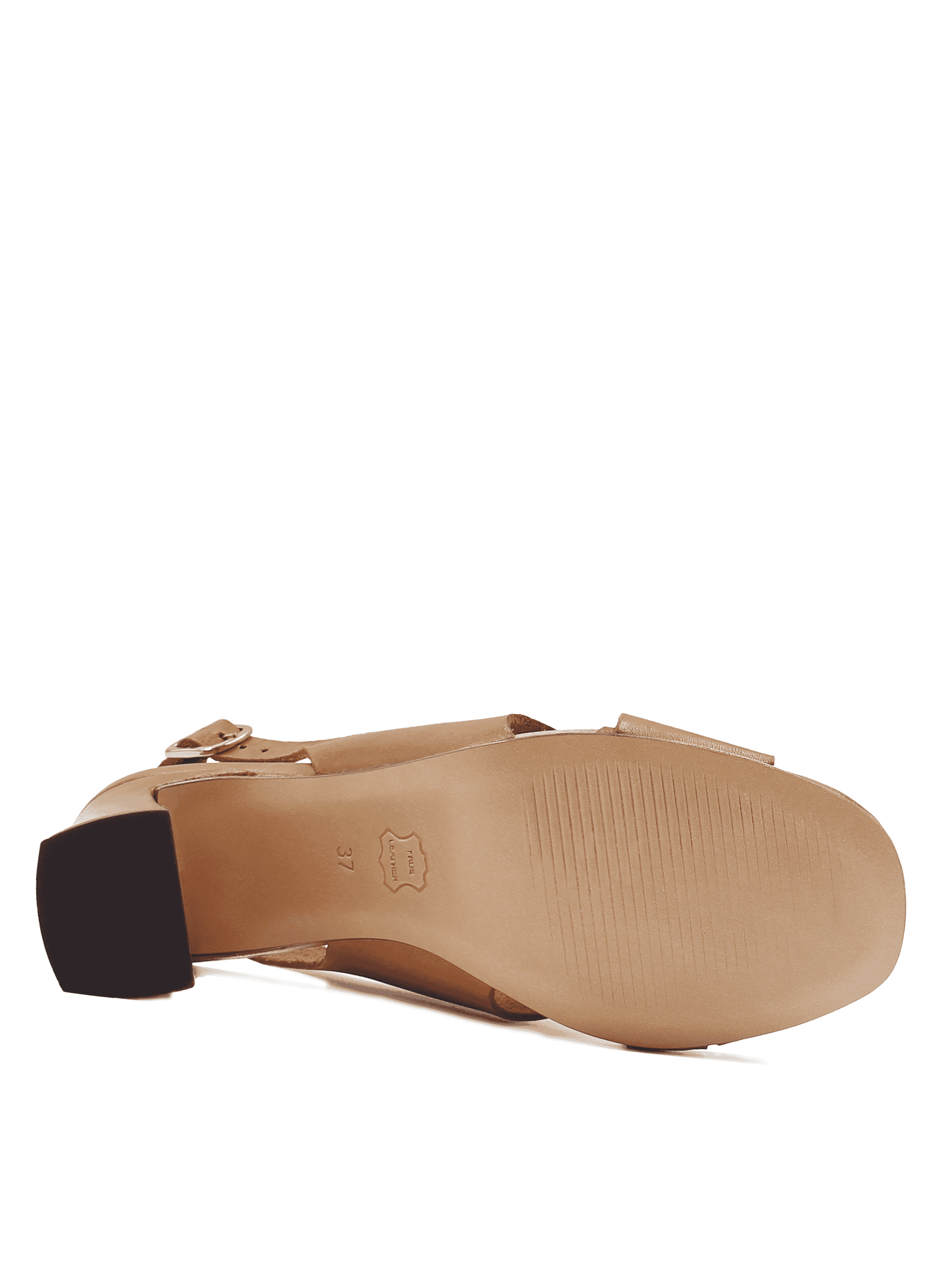 SANDALES GRAPHIQUES CUIR TANNAGE VÉGÉTAL - JULES & JENN pour FEMME ...