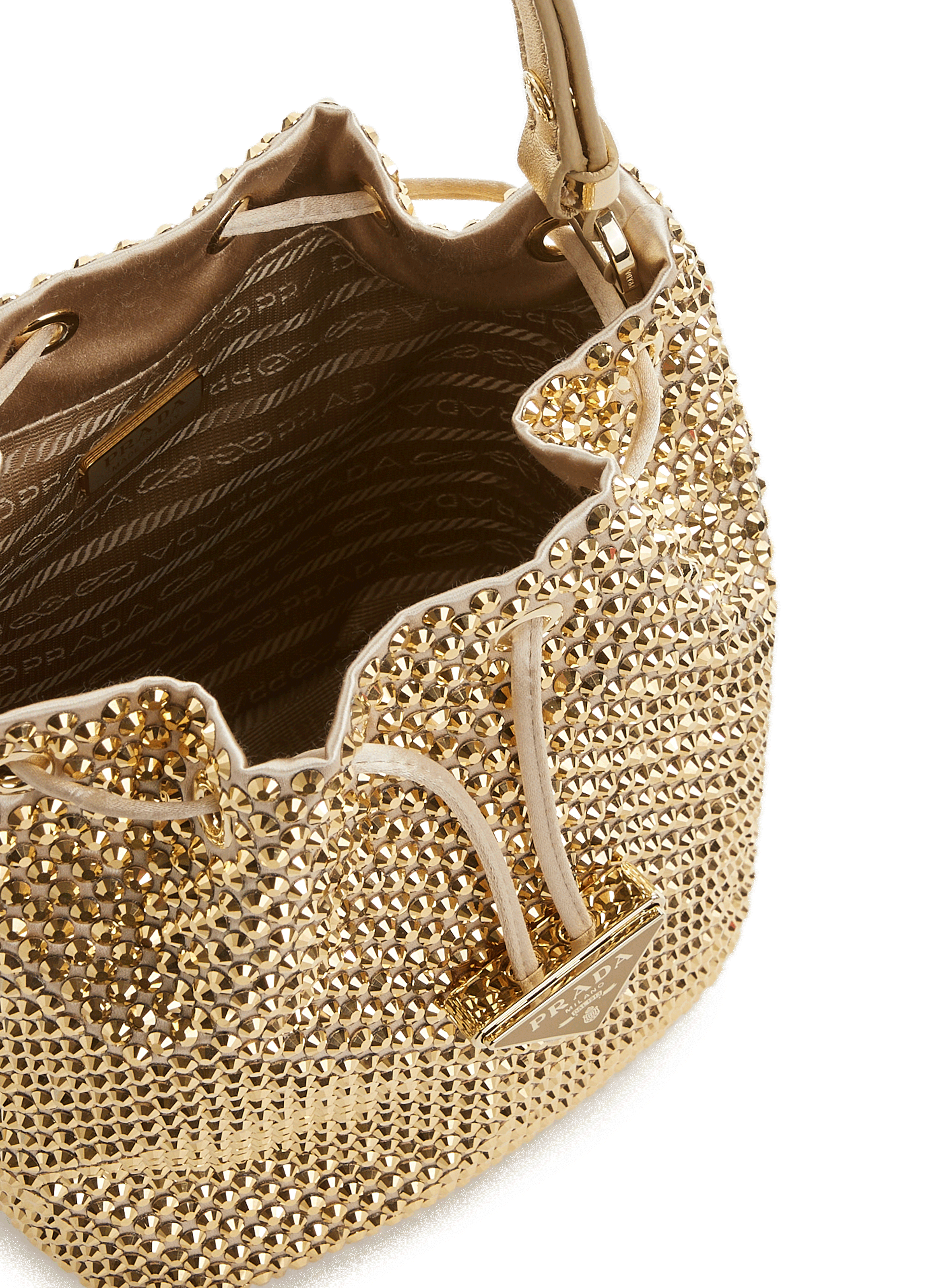 Sac Seau En Satin à Strass - Prada Femme | Printemps.com
