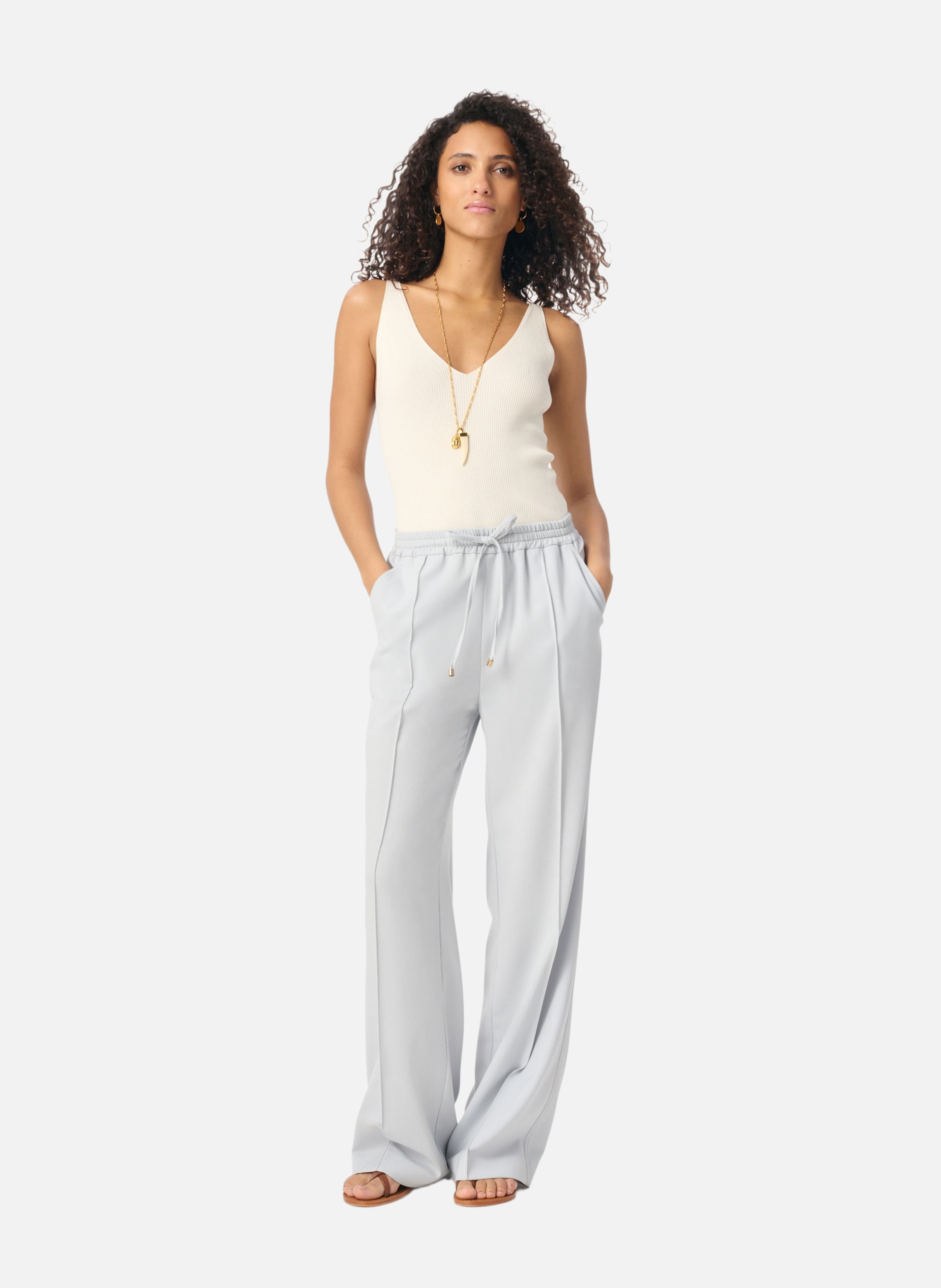 Pantalon cliff Blanc Vanessa bruno - Femme | Printemps.com