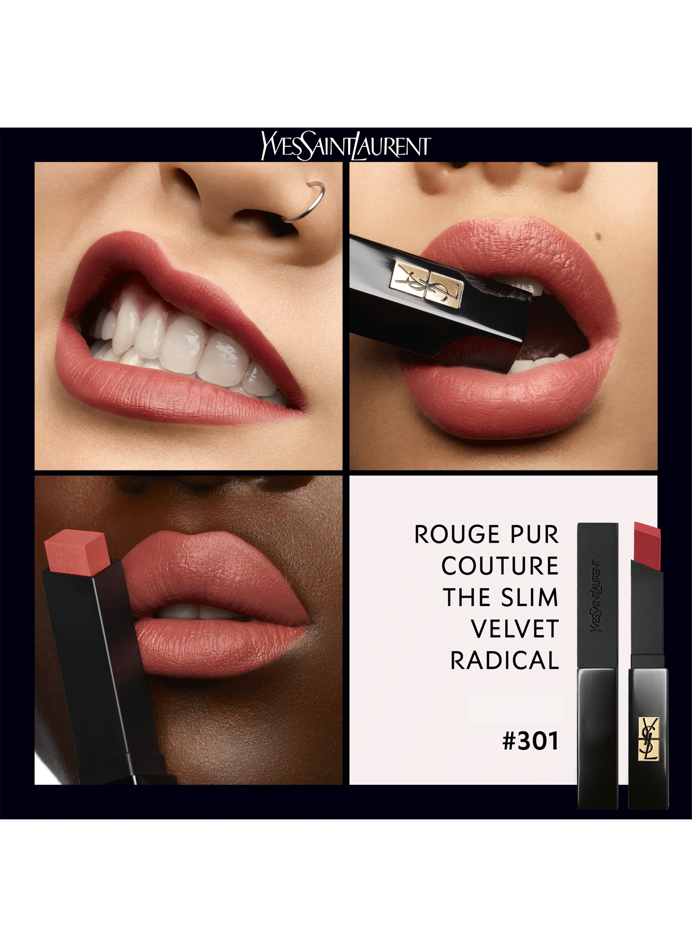 ROUGE PUR COUTURE THE SLIM VELVET RADICAL LIPSTICK - YVES SAINT LAURENT ...
